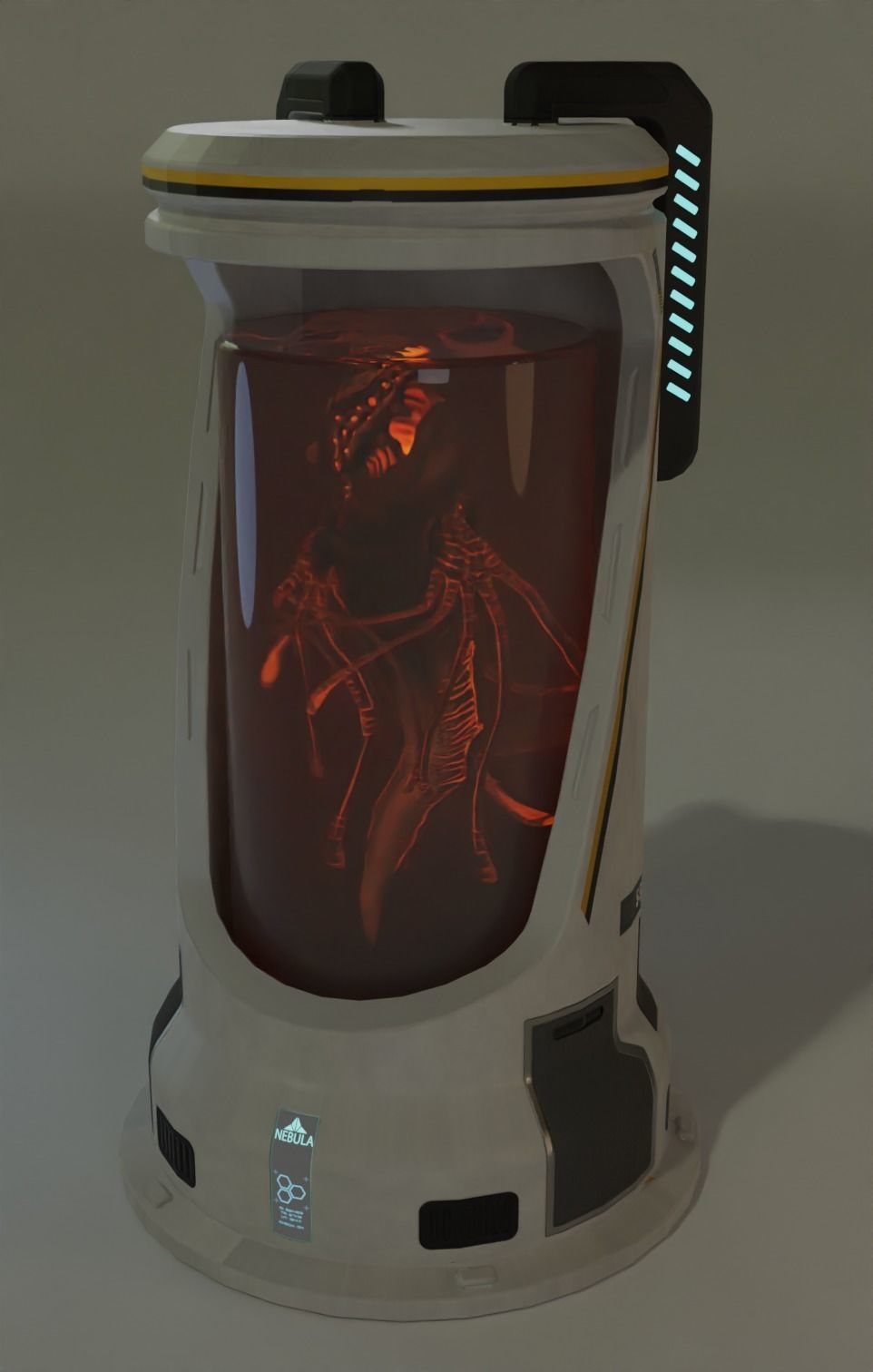 3D model SCI-FI Capsule VR / AR / low-poly | CGTrader