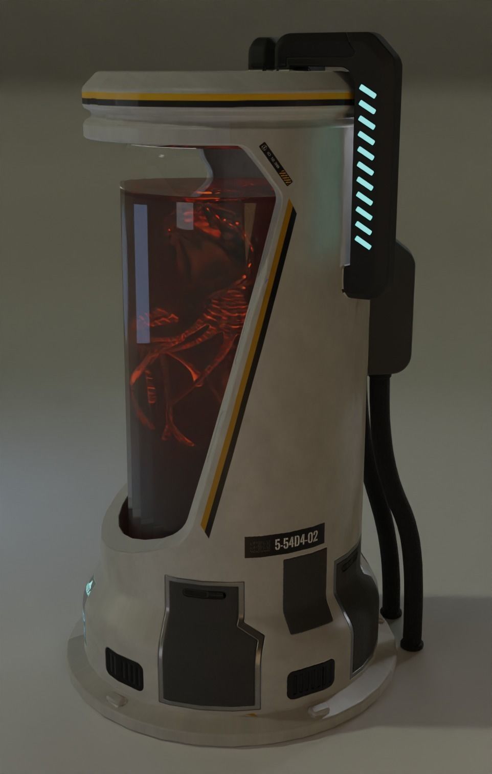 3D model SCI-FI Capsule VR / AR / low-poly | CGTrader