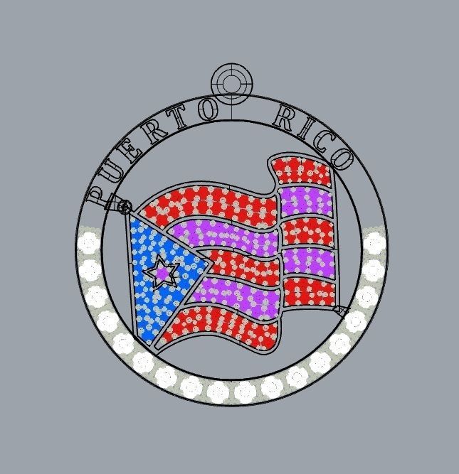 Puerto Rico 3D model 3D printable | CGTrader