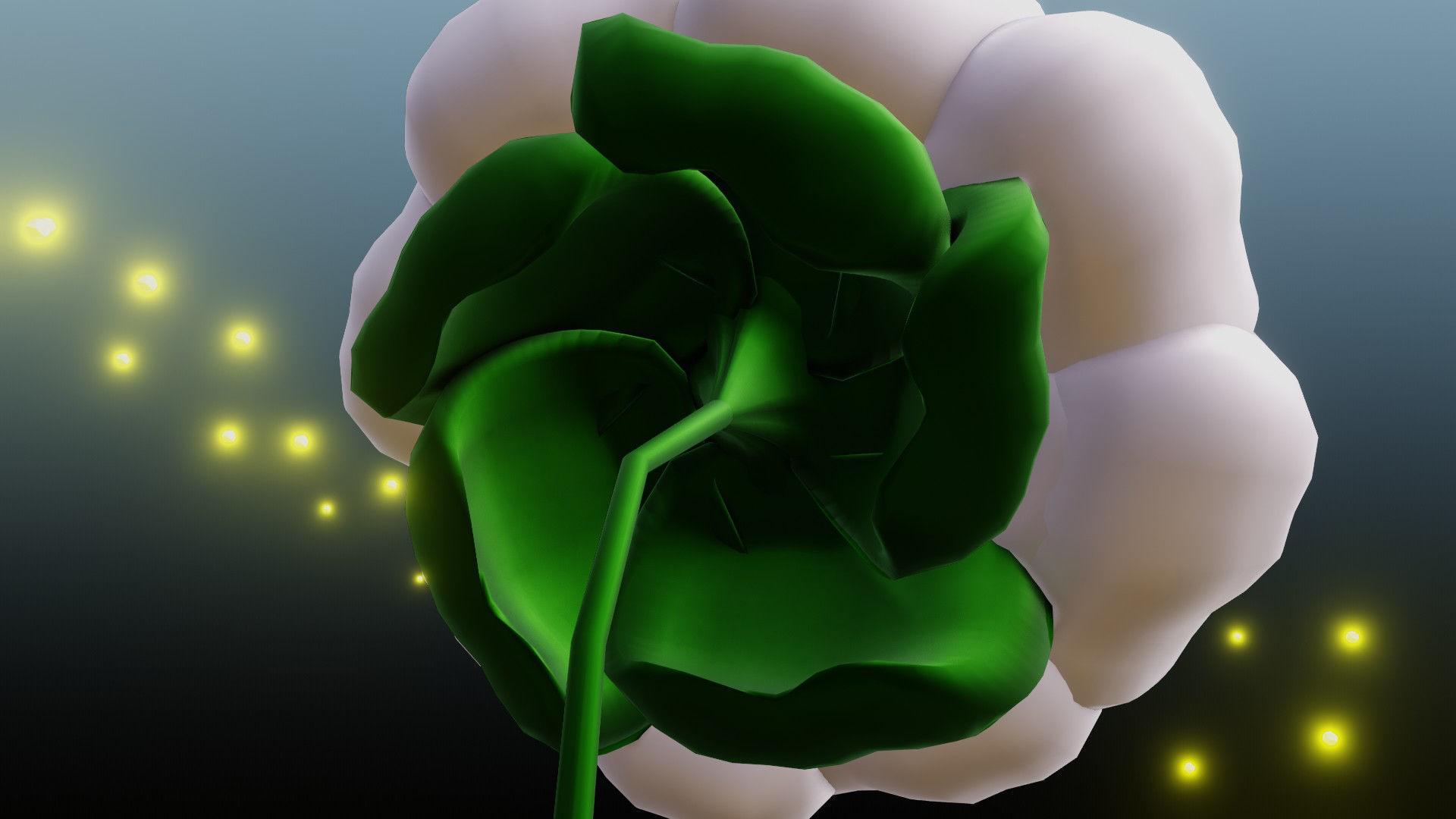 Flower Petal Leaves Lights 3D model | CGTrader