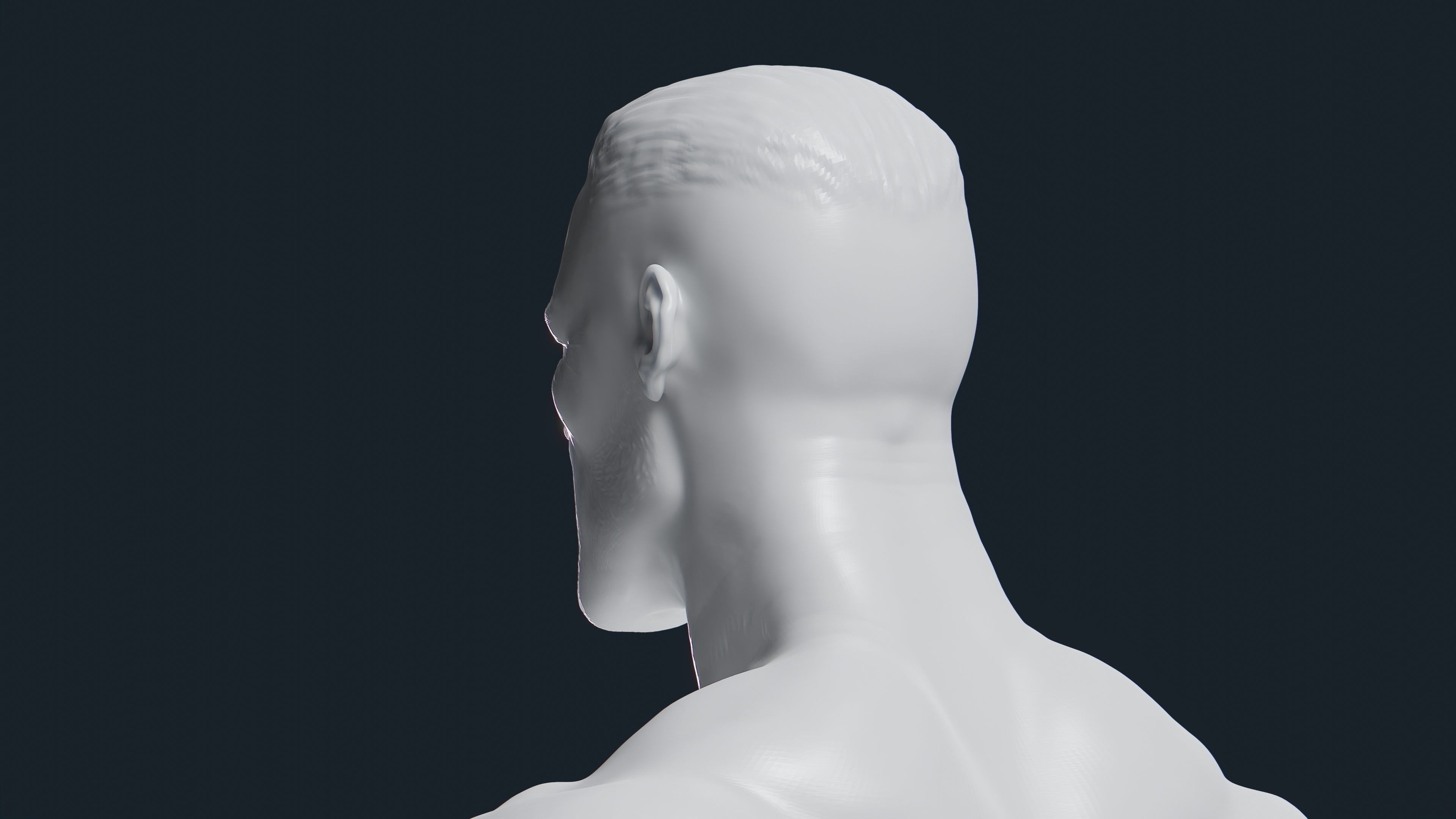 Giga Chad 3D model 3D printable | CGTrader