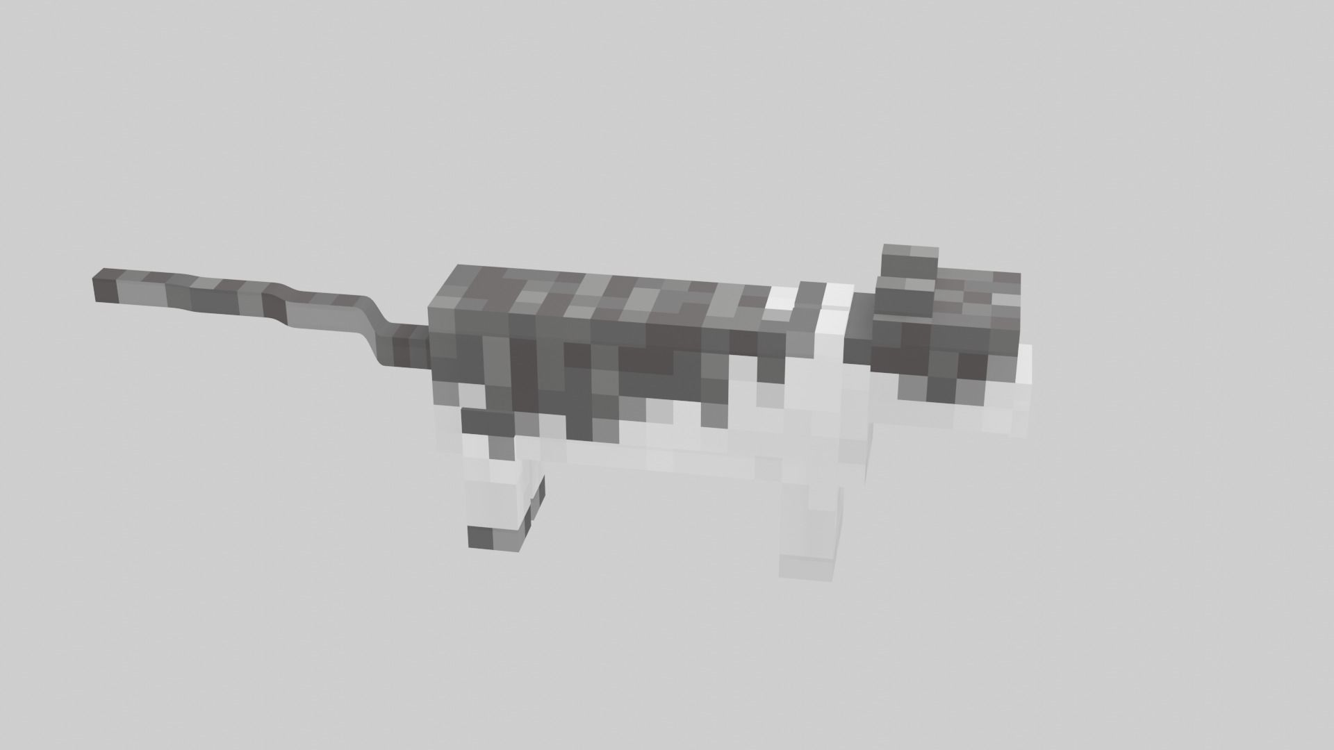 3D model Minecraft Cat VR / AR / low-poly | CGTrader