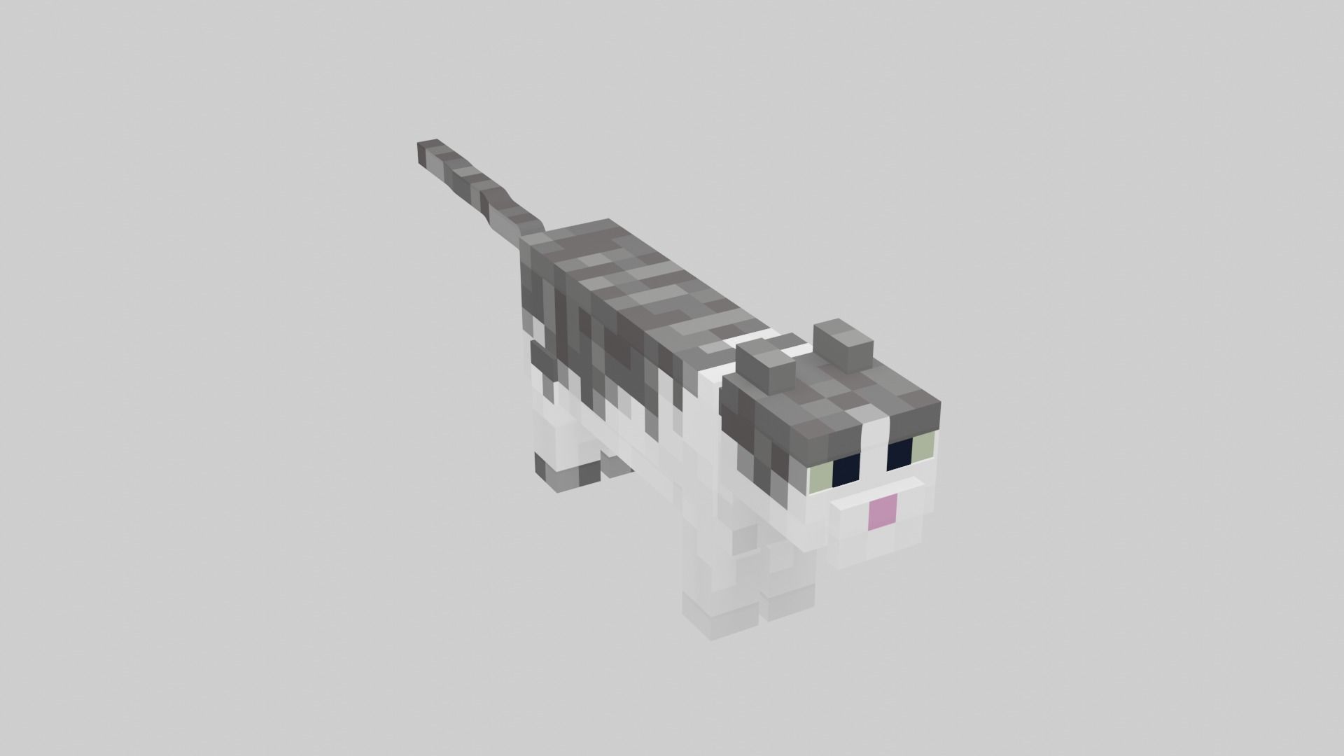 3D model Minecraft Cat VR / AR / low-poly | CGTrader