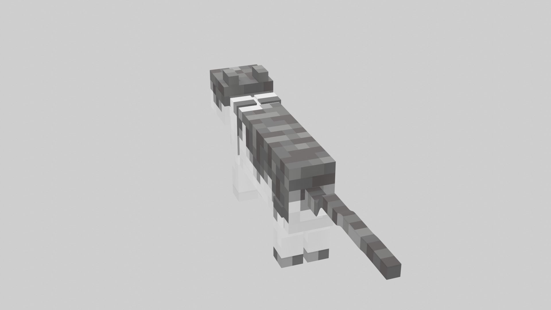 3D model Minecraft Cat VR / AR / low-poly | CGTrader