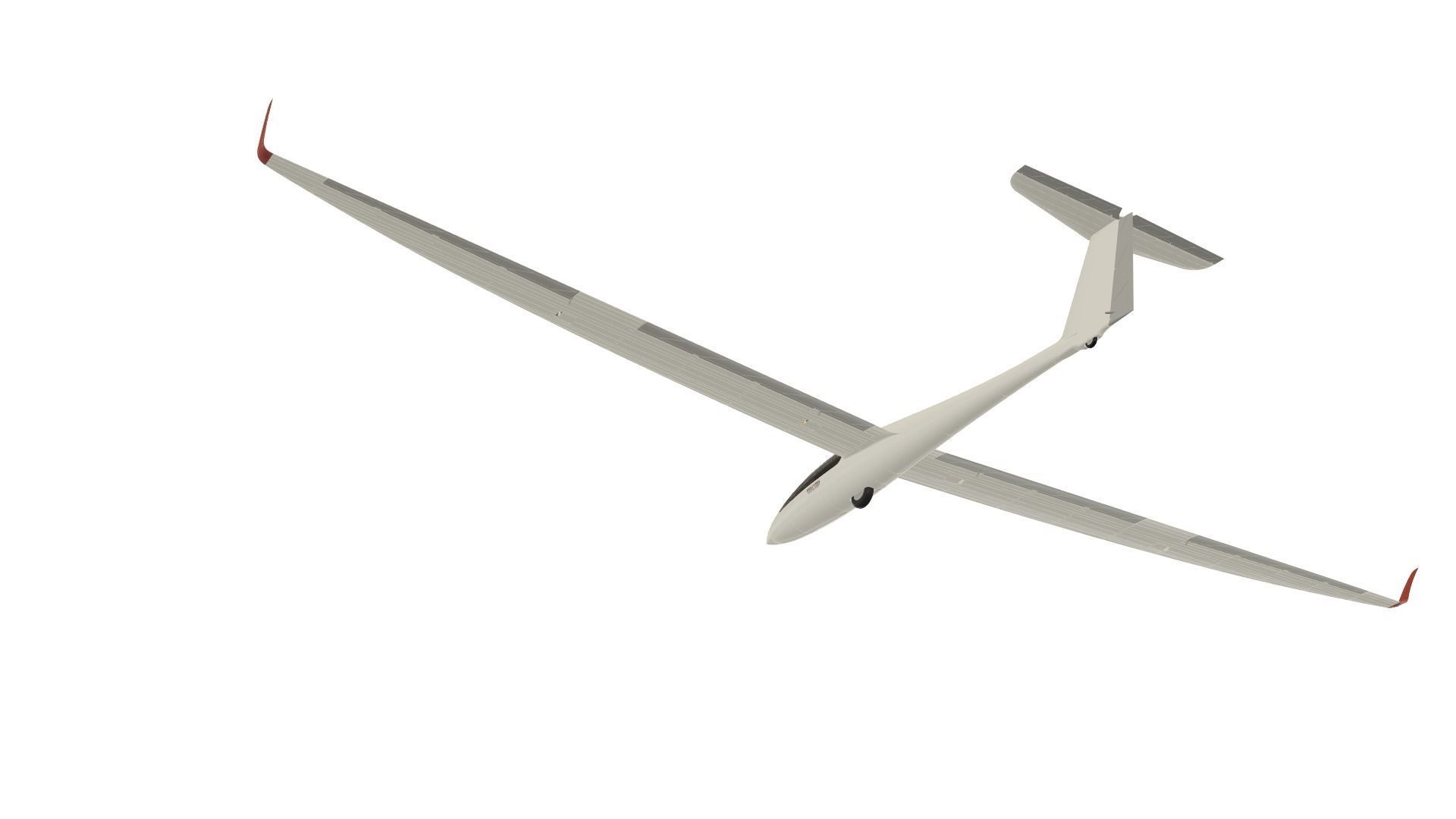 3D Printed RC Scale Sailplane SZD-55 NEXUS Wingspan 3m 3D model 3D ...
