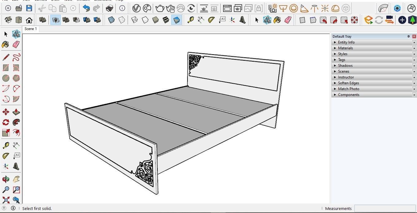 Modern 3D Bed Design 3D model | CGTrader