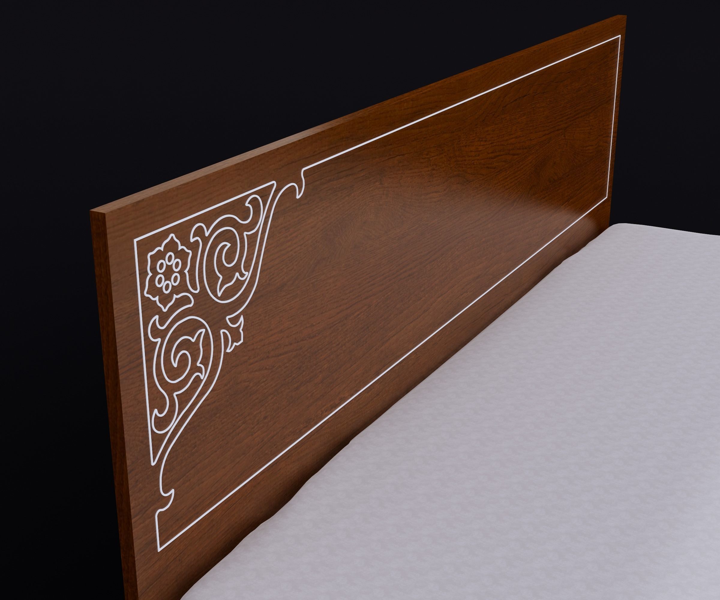 Modern 3D Bed Design 3D model | CGTrader