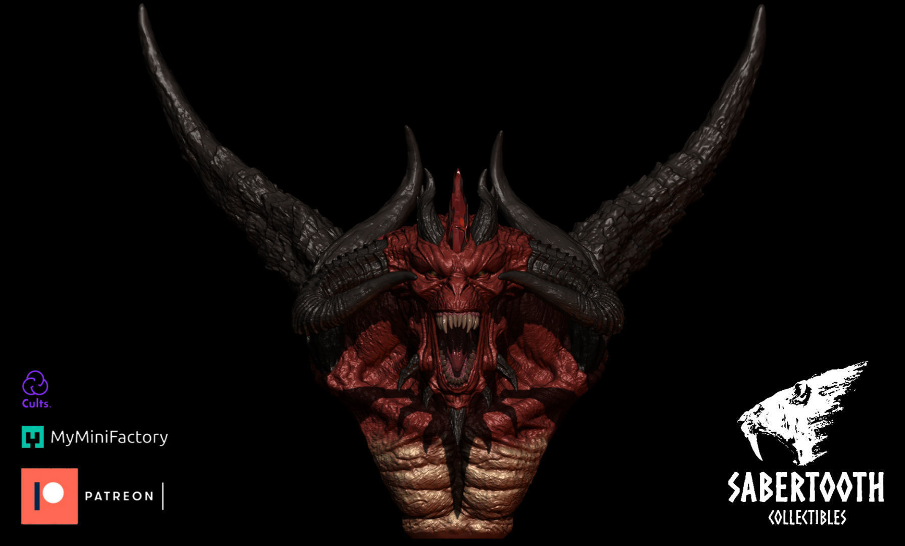 Diablo II Bust 3D model 3D printable | CGTrader