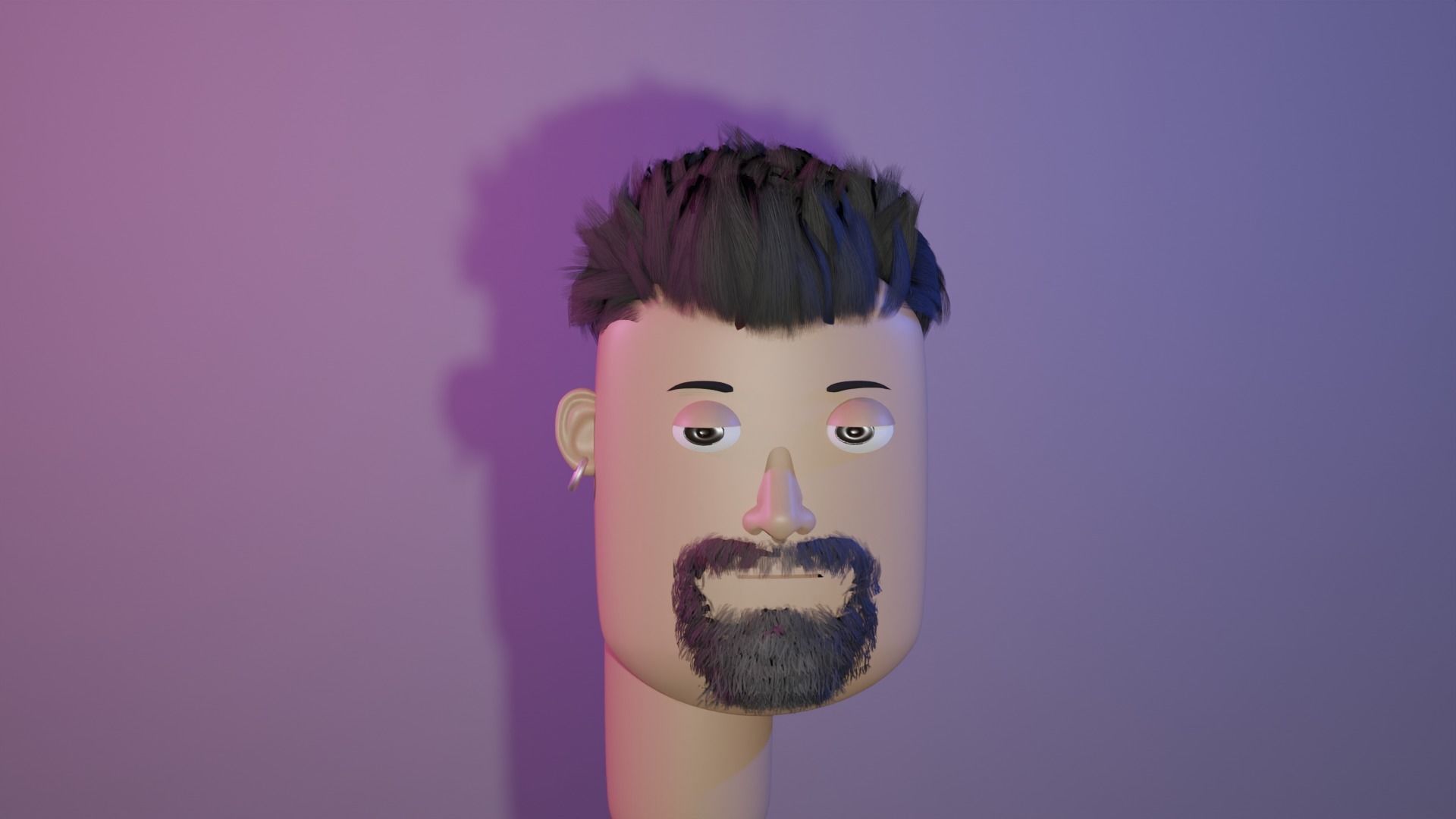 Crypto Punk NFT 3D model | CGTrader