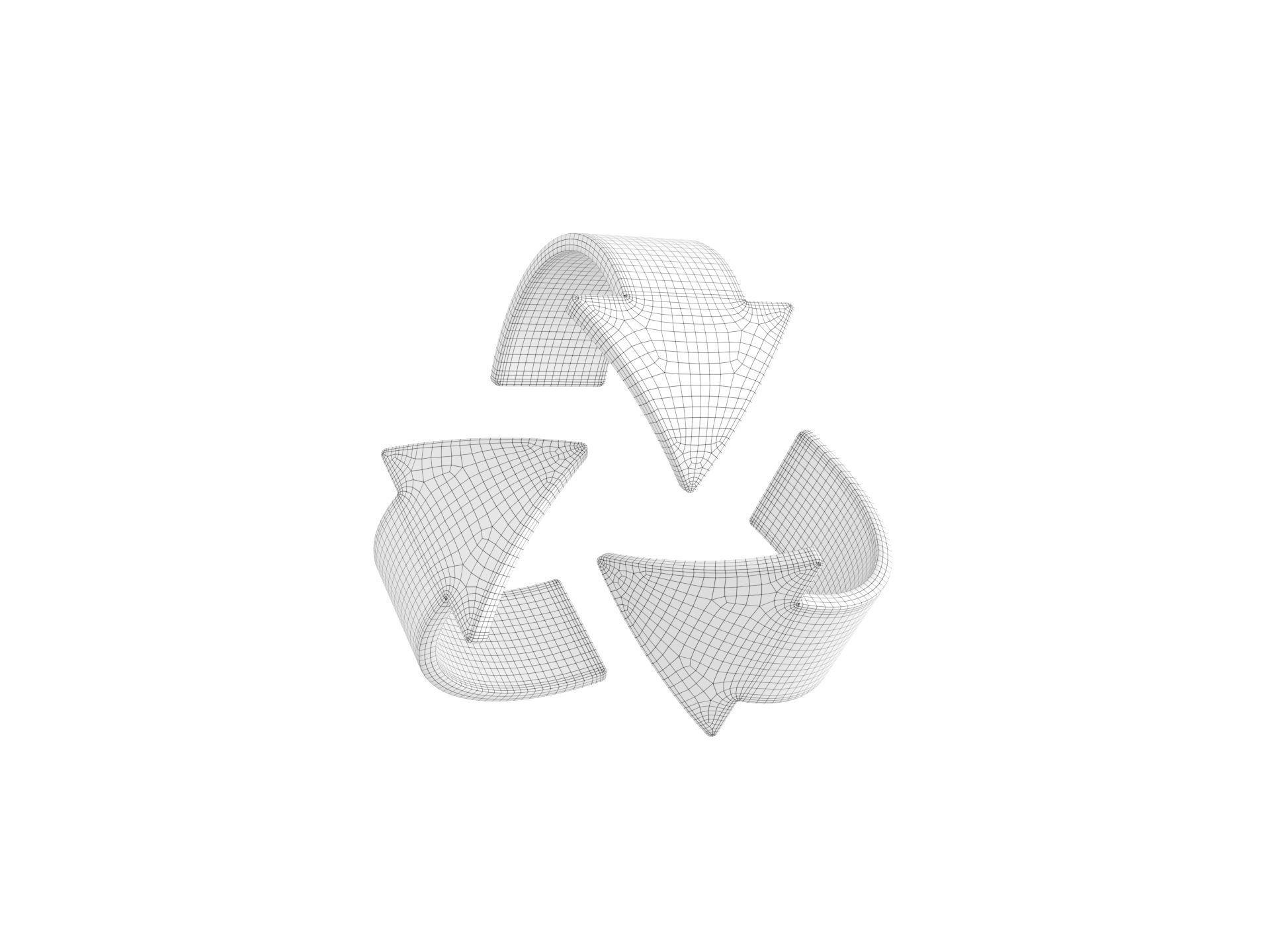 Symbol005 Recycle 3D model | CGTrader