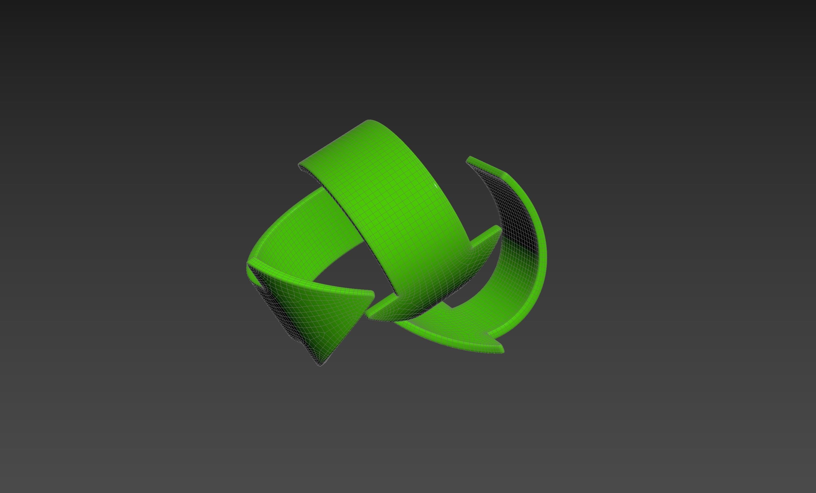 Symbol005 Recycle 3D model | CGTrader