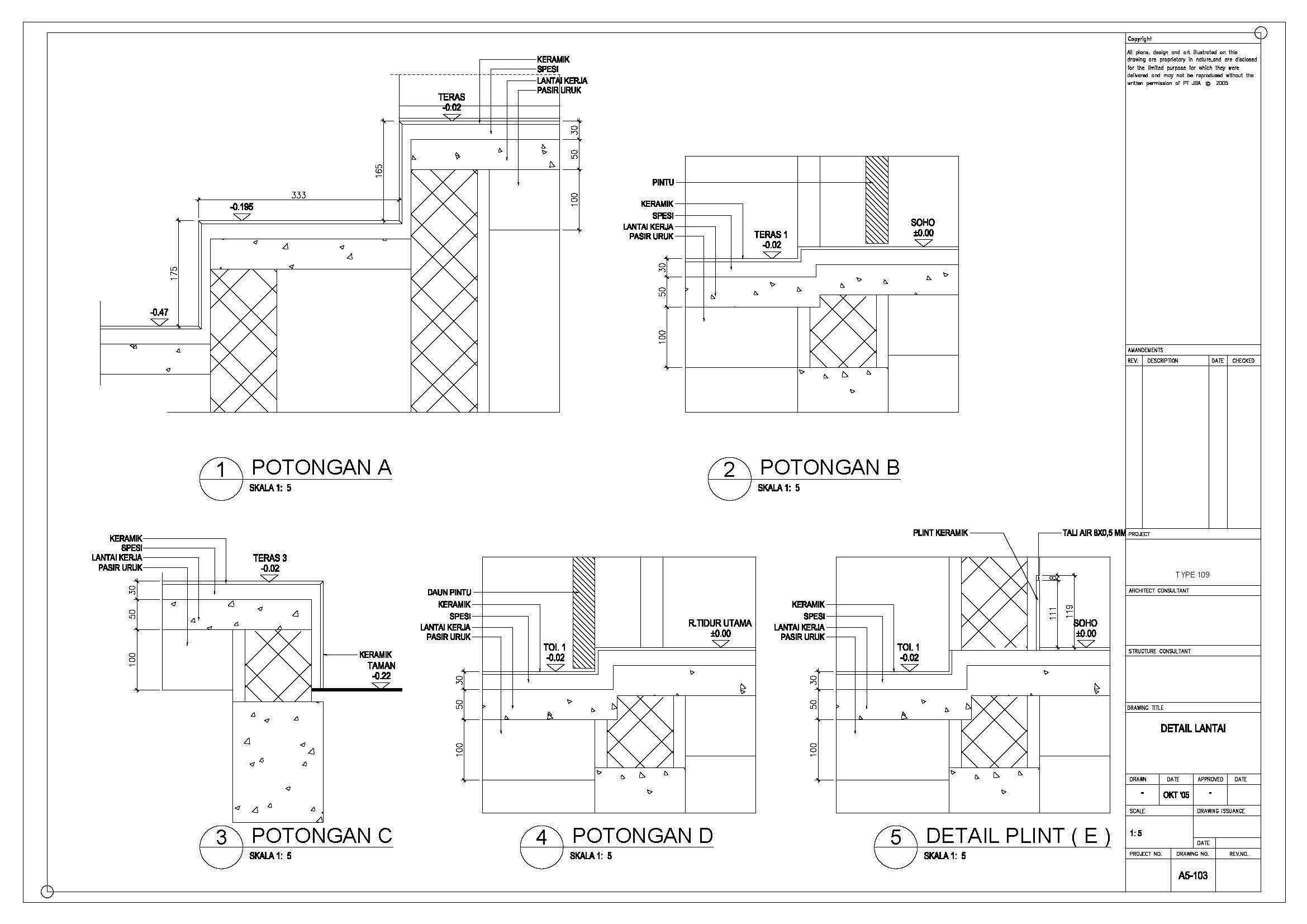 Gambar Detail Rumah Tinggal Minimalis 2 lt 3D model | CGTrader