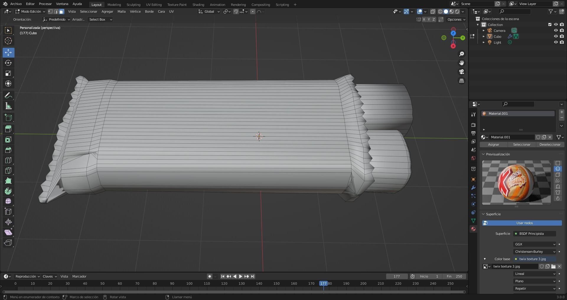 candy bar twin 3D model | CGTrader