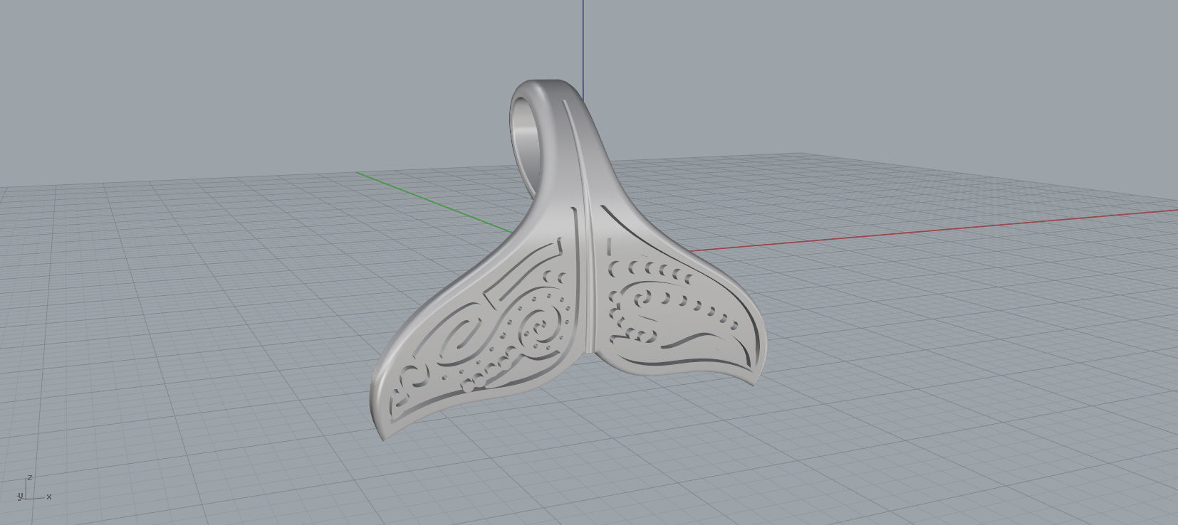 Tail Pendant 3D print model C13 3D model 3D printable | CGTrader
