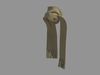 High Neck Scarf 3D model rigged | CGTrader