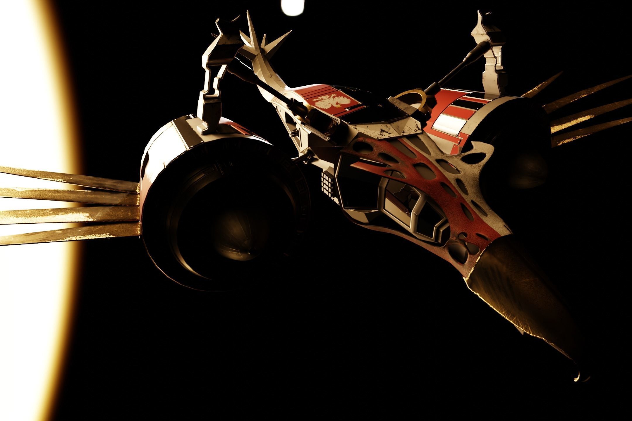 3D model Game Ready Starship LEM VR / AR / low-poly | CGTrader