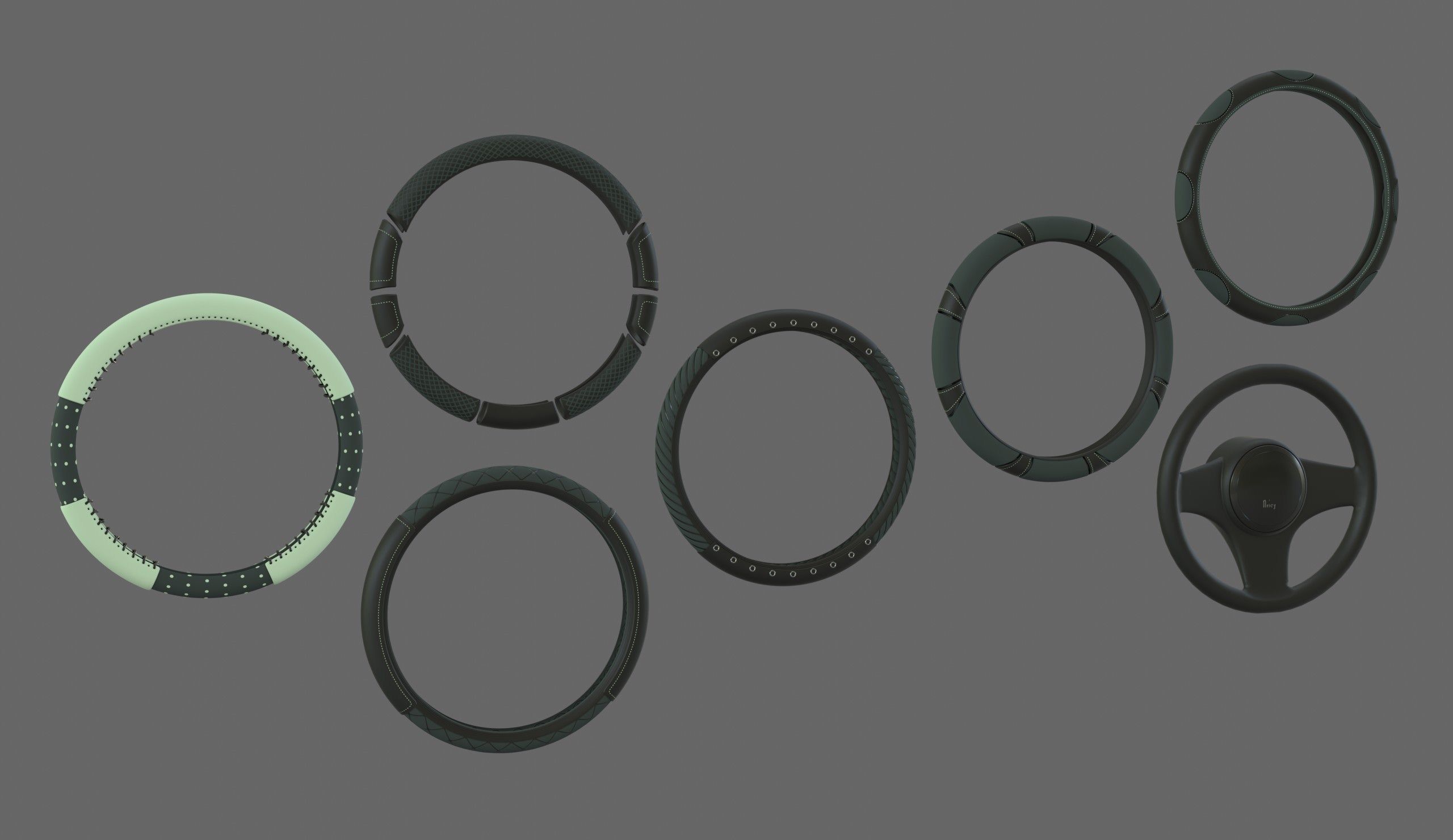 Rudder steering wheel cover 3D model | CGTrader