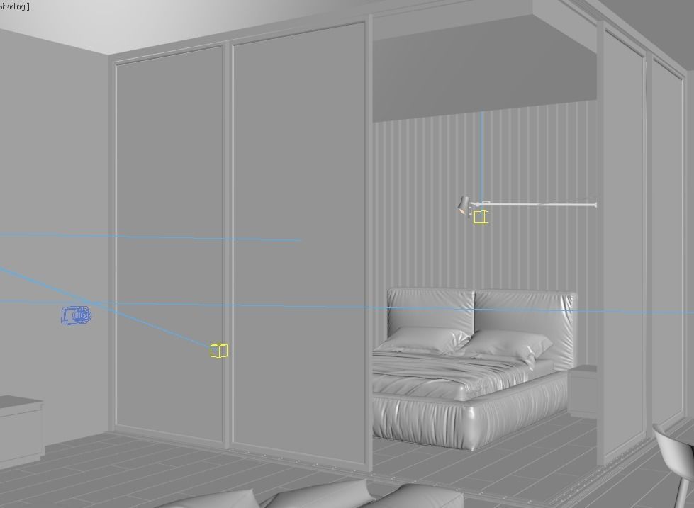 room design in modern style 3D model | CGTrader