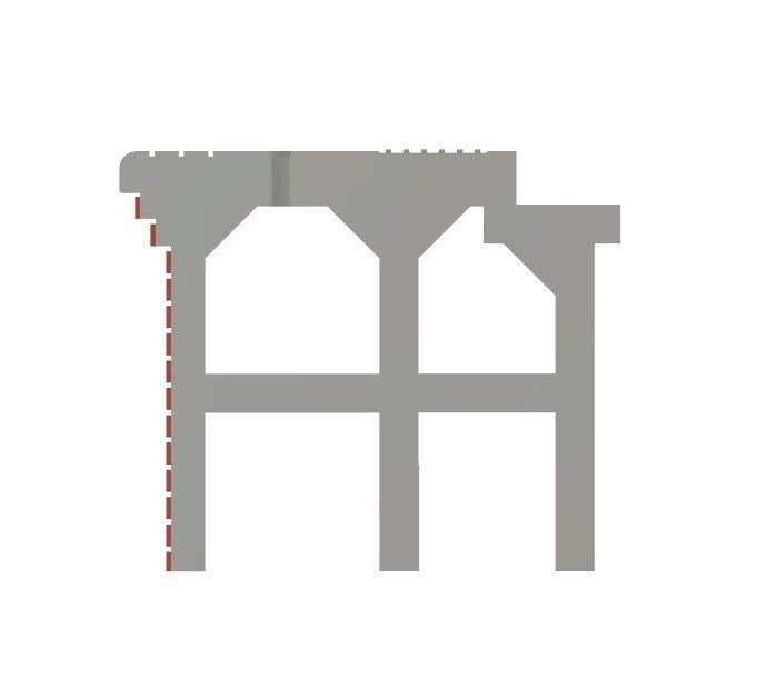 Model Railway - Modern Platform Edging Modular 3D model 3D printable ...