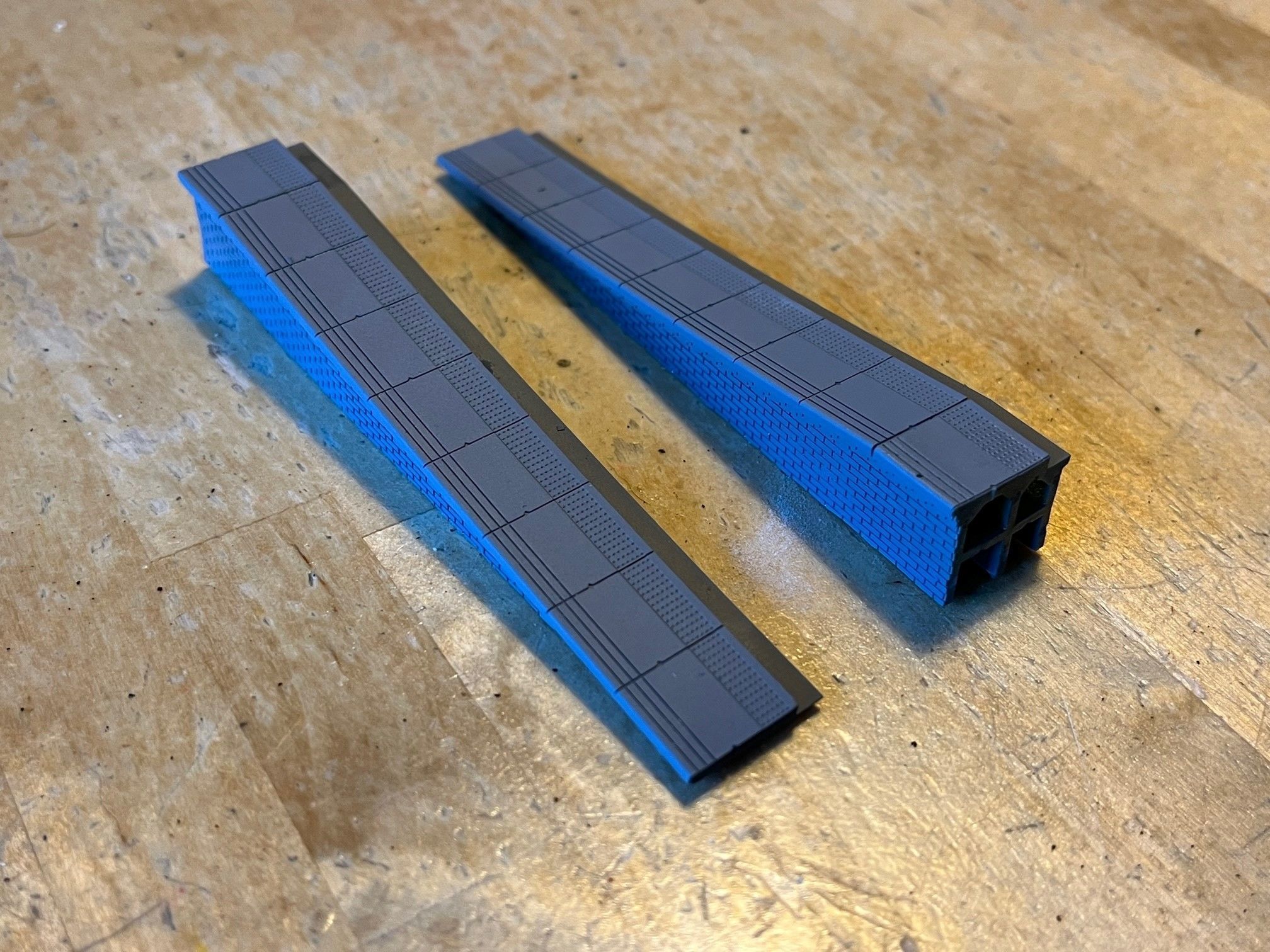 Model Railway - Modern Platform Edging Modular 3D model 3D printable ...