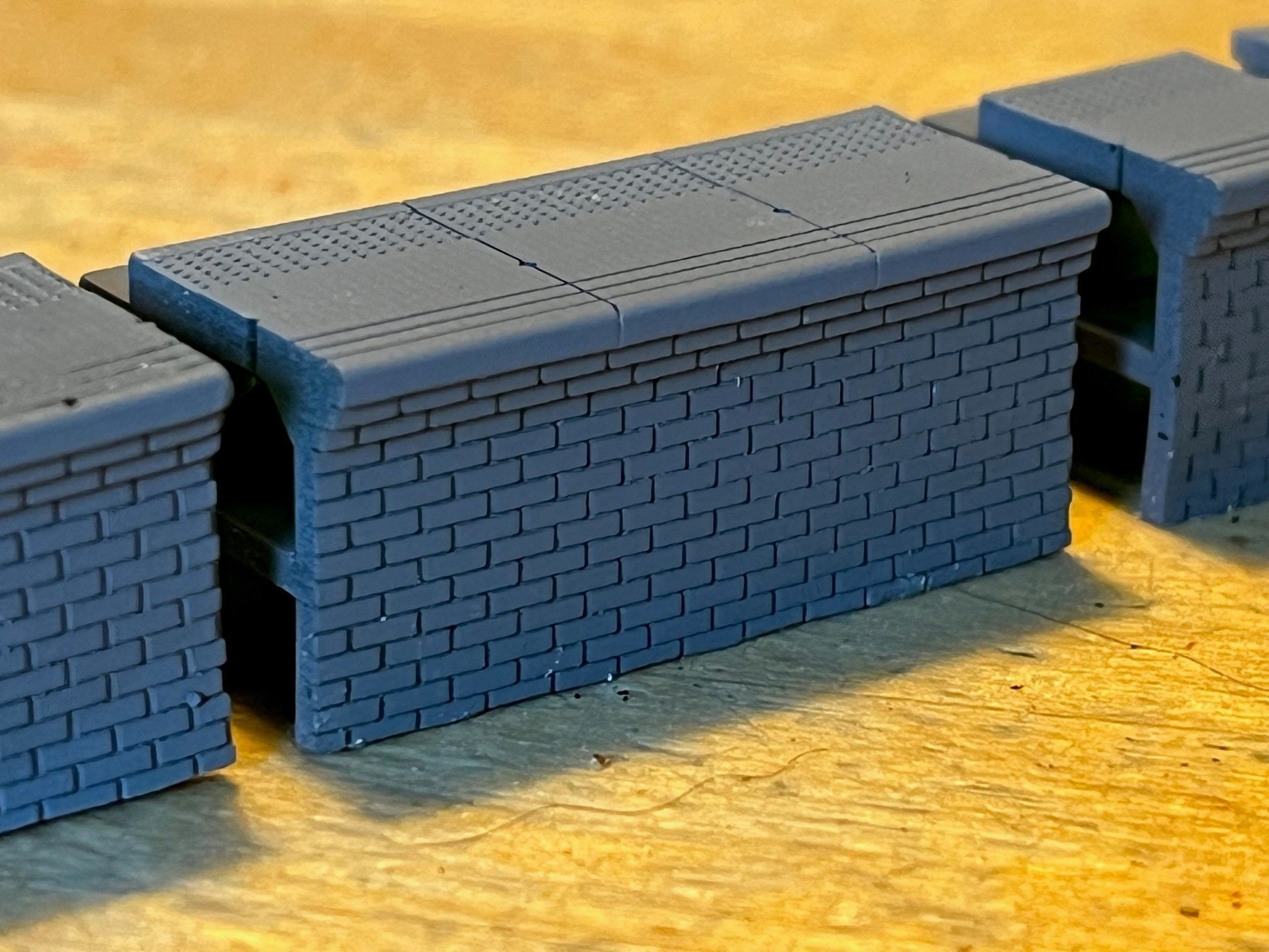 Model Railway - Modern Platform Edging Modular 3D model 3D printable ...