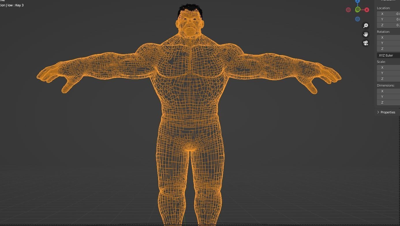 HULK High Detailed 3D model | CGTrader