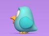 Scared Bird 3D model 3D printable | CGTrader
