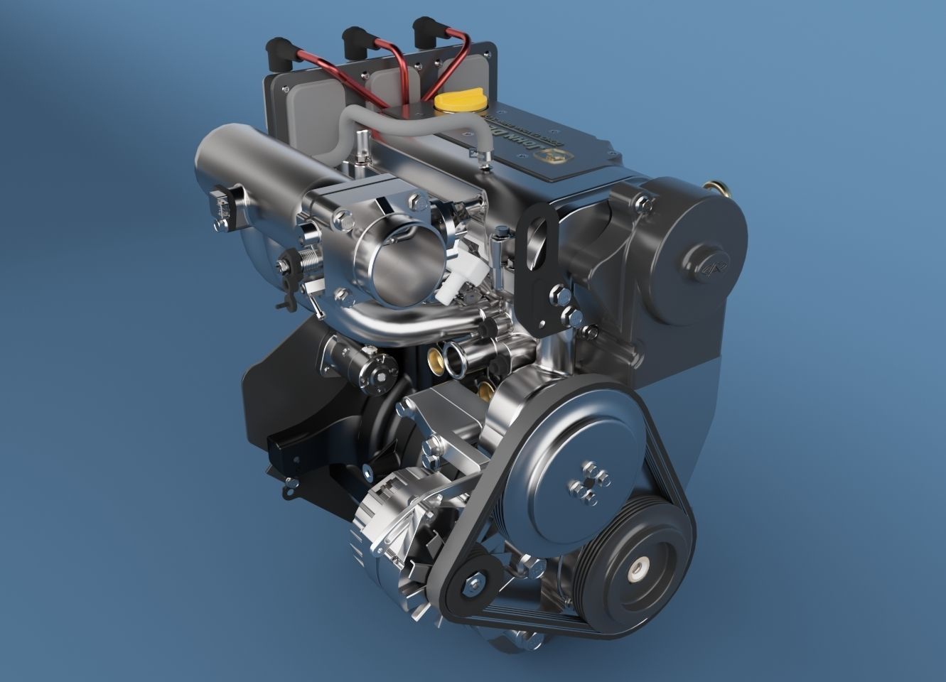 engine john deere gator 3D model | CGTrader