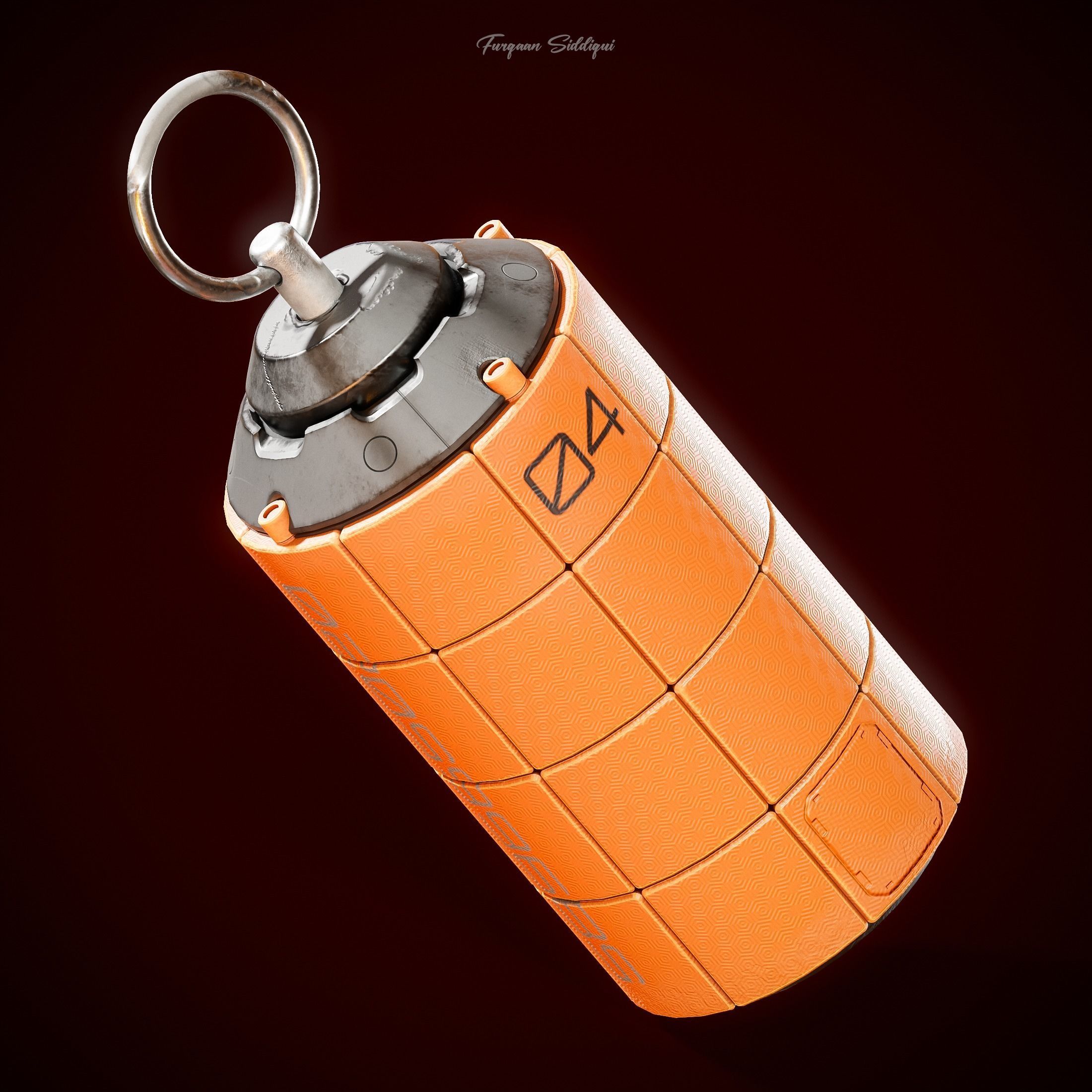 3D model Sci-fi Bio Grenade VR / AR / low-poly | CGTrader