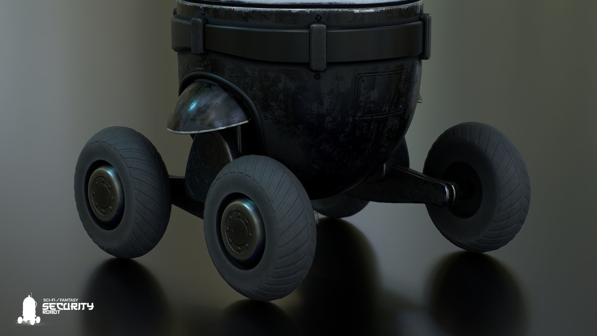 Sci-Fi Fantasy Security Robot 3D model | CGTrader