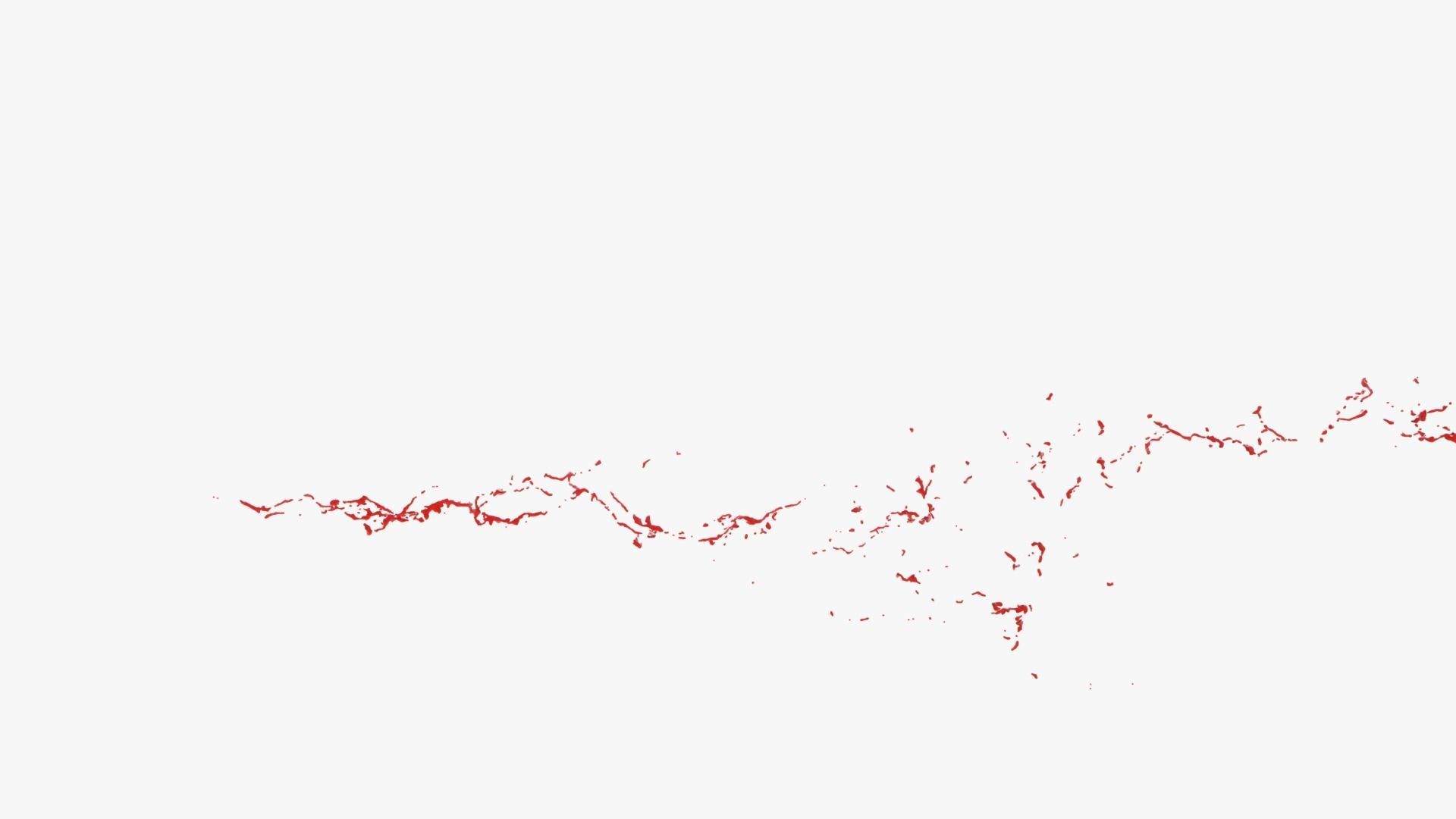 Animated Blood Splash 5 3D model animated | CGTrader