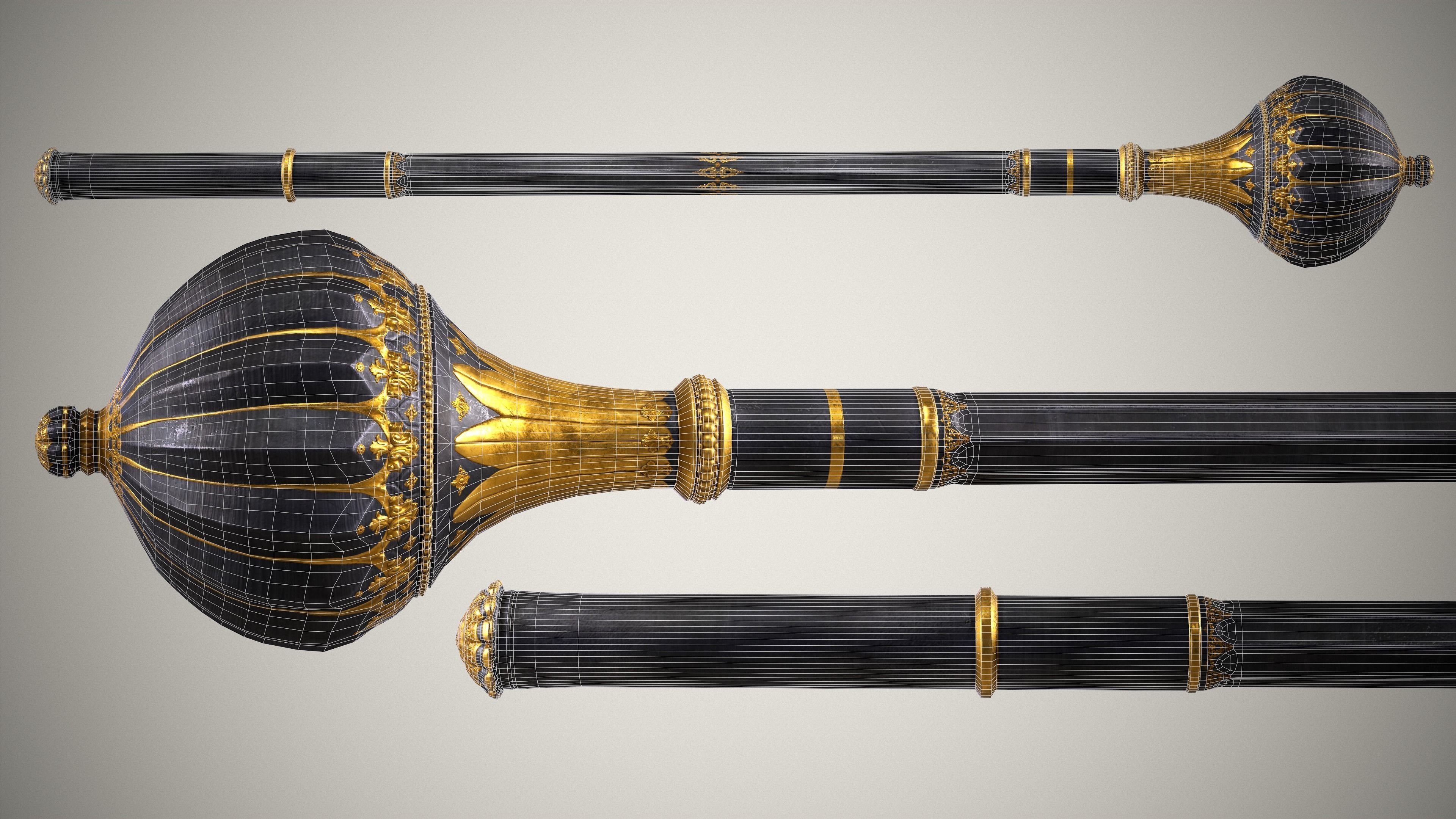 3D model Gada Mace VR / AR / low-poly | CGTrader