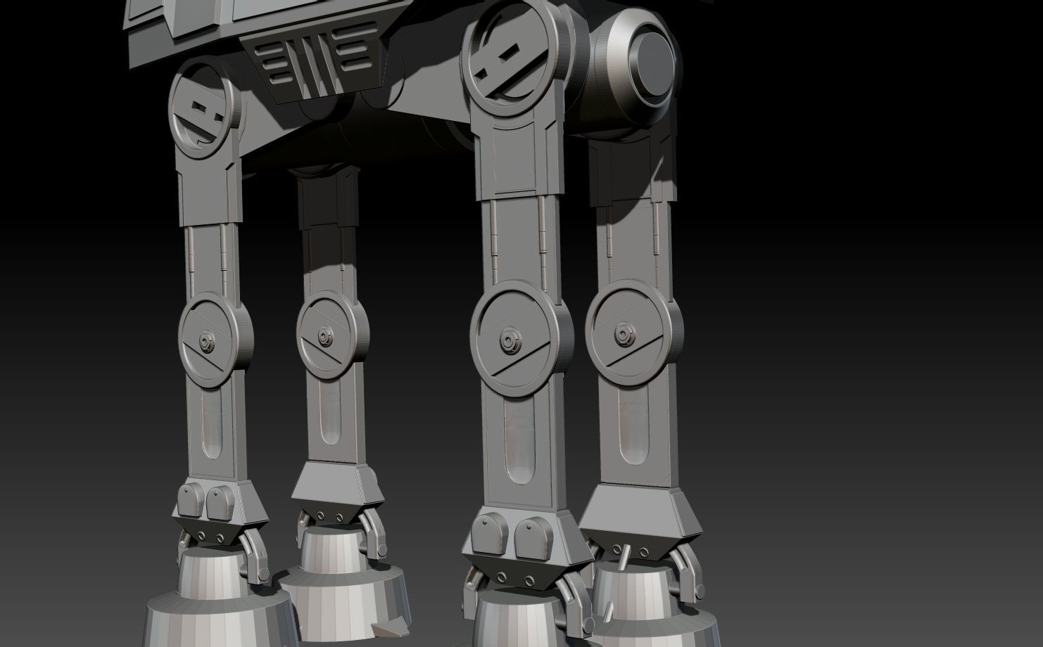 ATAT 3d Model playset 3D model 3D printable | CGTrader