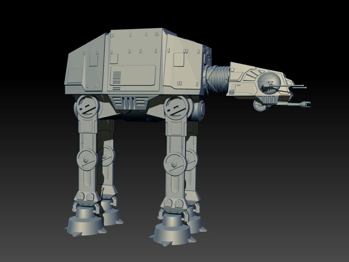 ATAT 3d Model playset 3D model 3D printable | CGTrader