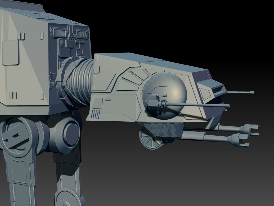 ATAT 3d Model playset 3D model 3D printable | CGTrader