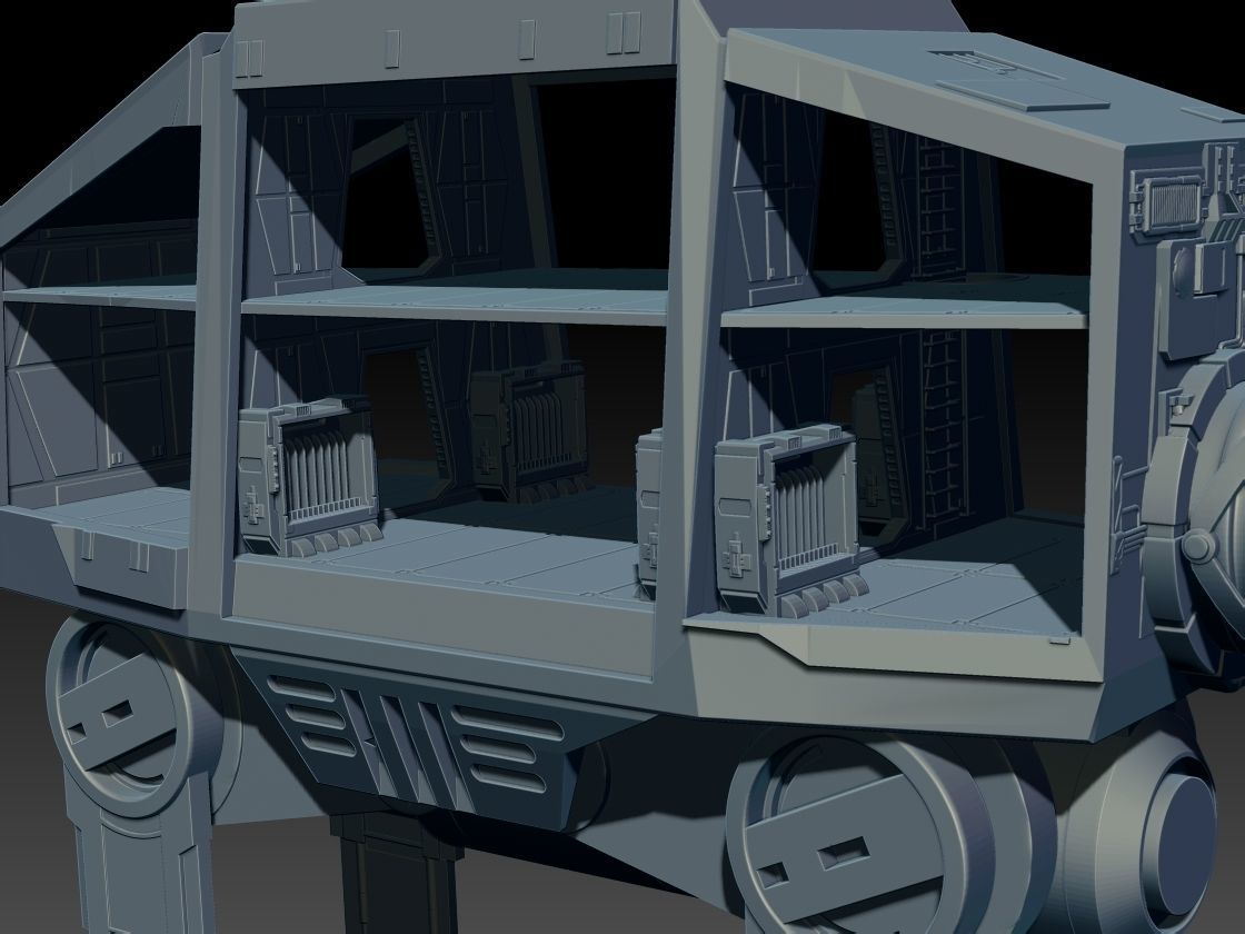 ATAT 3d Model playset 3D model 3D printable | CGTrader