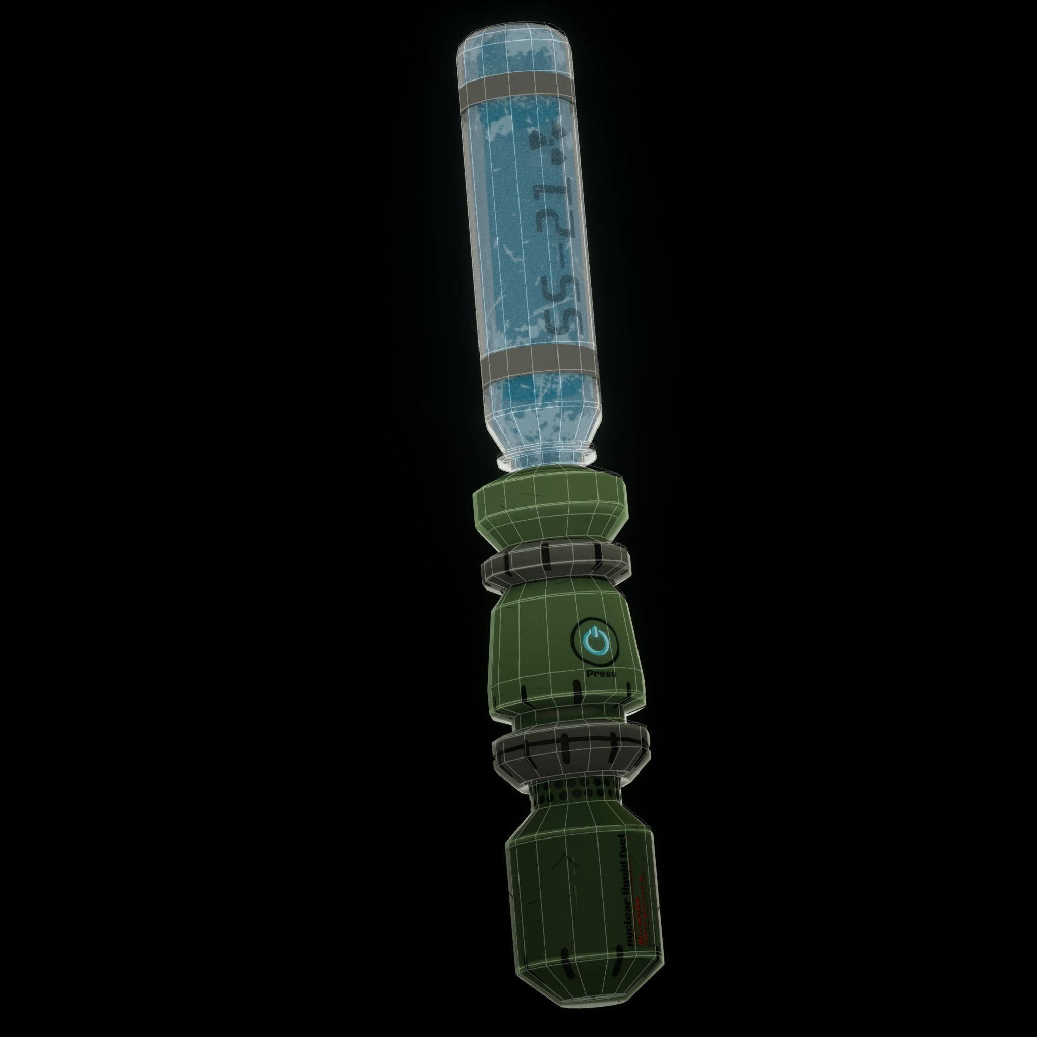 3D model Nuclear liquid fuel VR / AR / low-poly | CGTrader