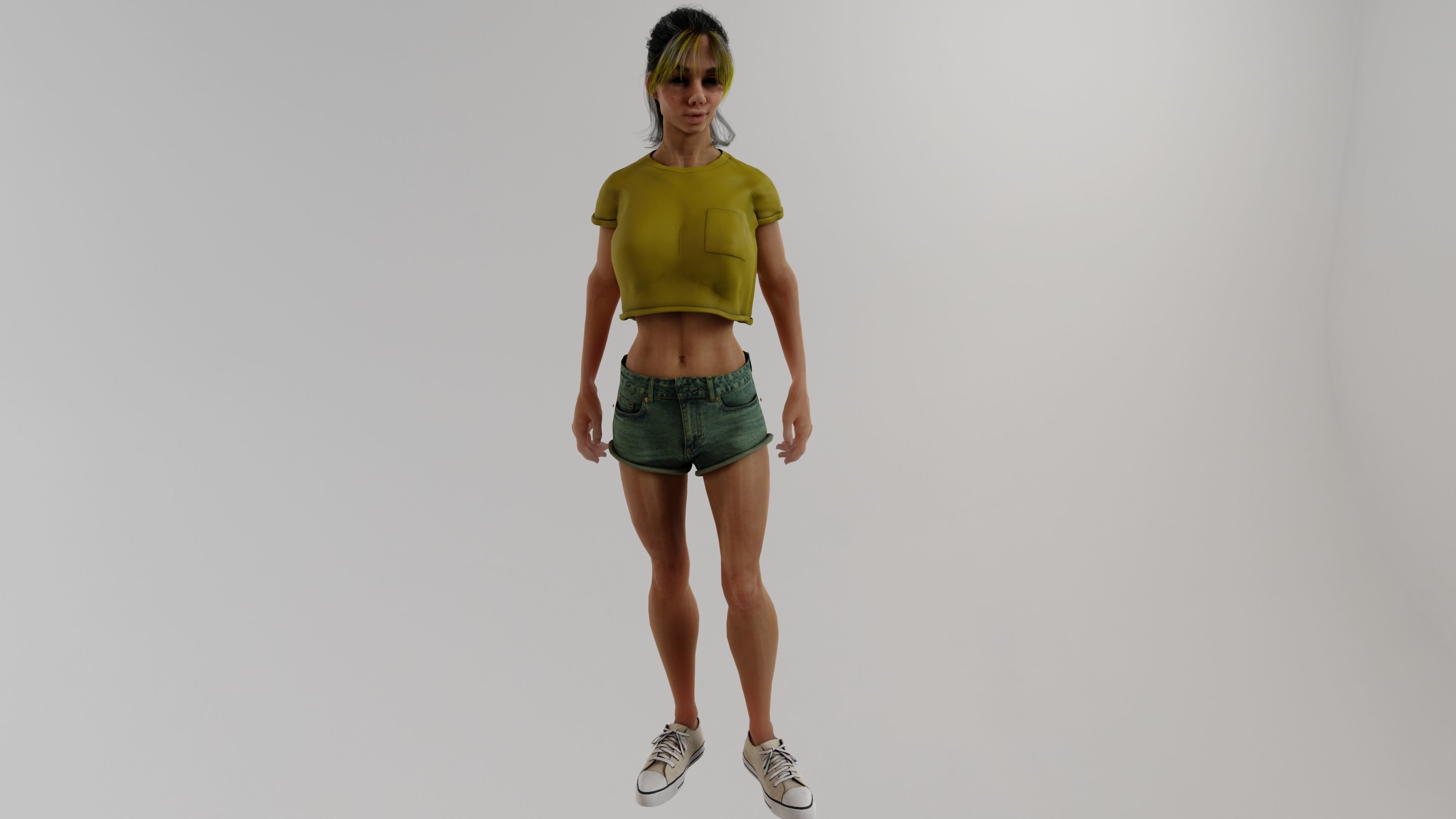 Beautiful zombie girl 3D model | CGTrader