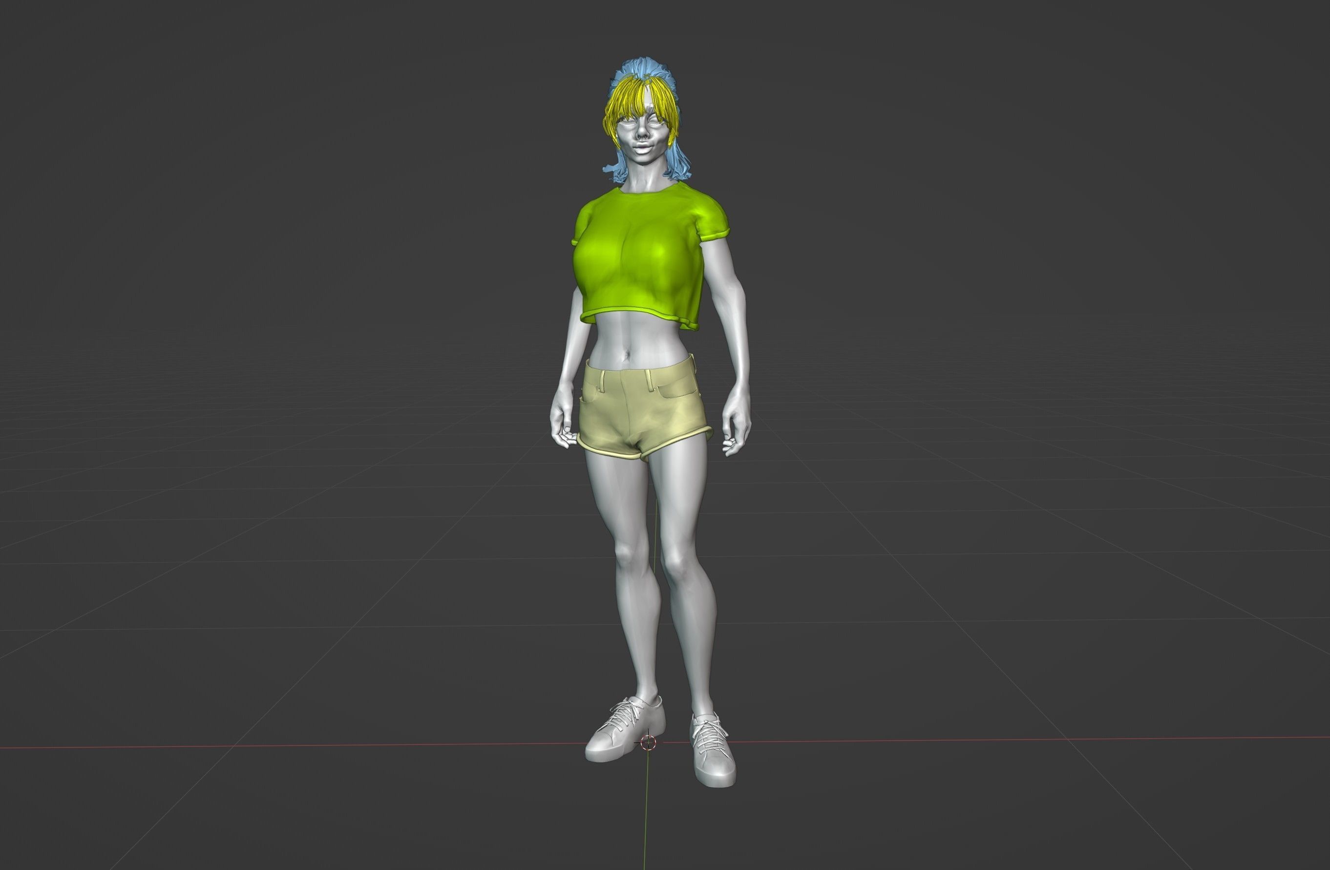 Beautiful zombie girl 3D model | CGTrader