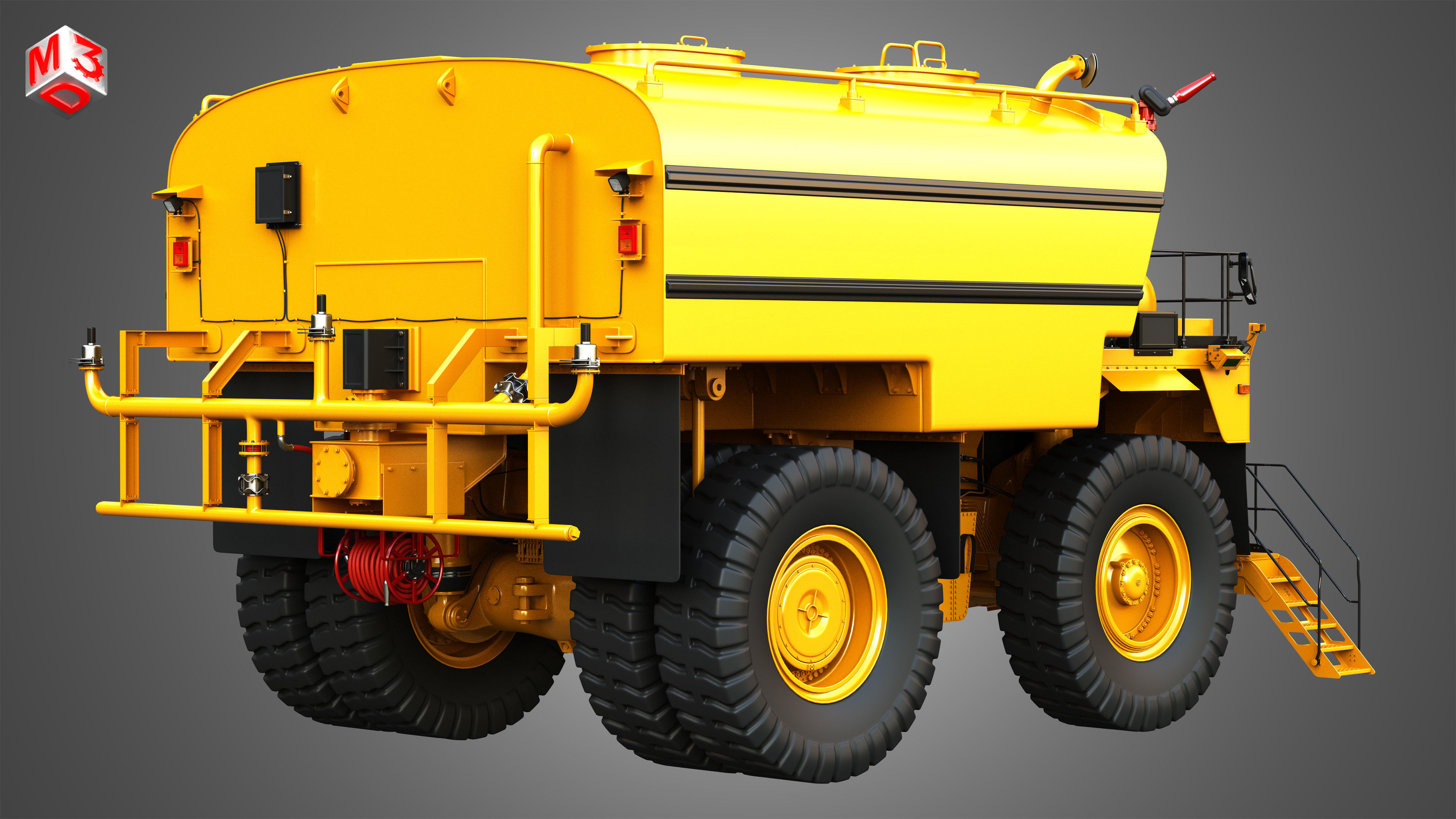 785D - 785C - Water Tanker Mining Trucks 2 in 1 3D Model Collection ...