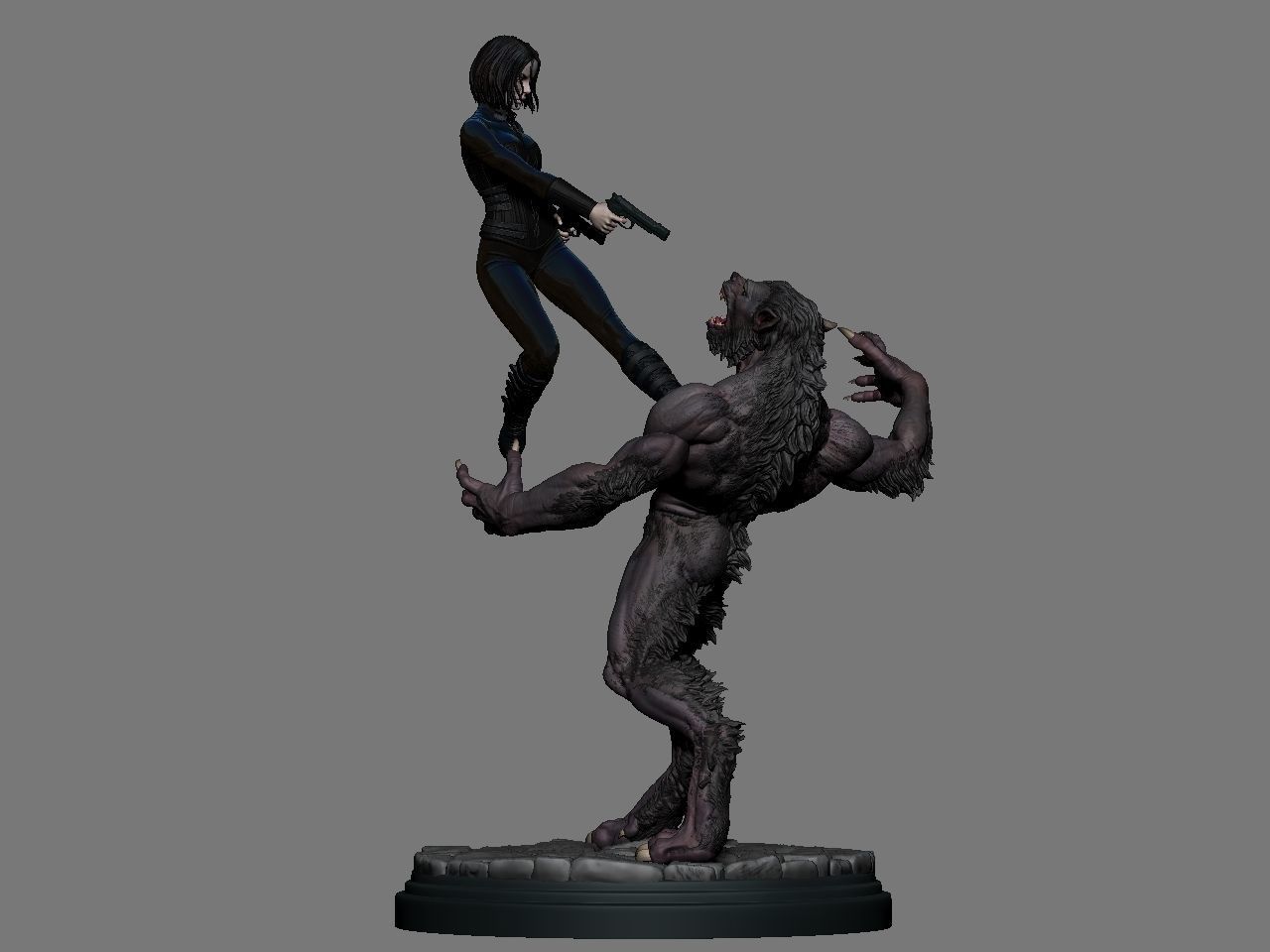 Selene vs Lycan 3D model 3D printable | CGTrader