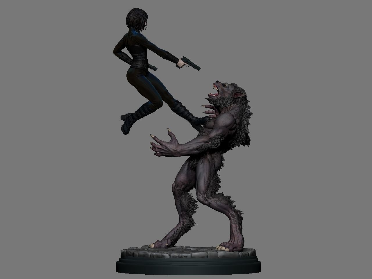 Selene vs Lycan 3D model 3D printable | CGTrader