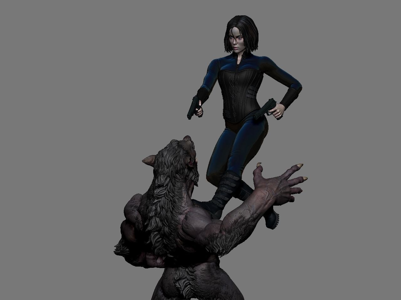 Selene vs Lycan 3D model 3D printable | CGTrader