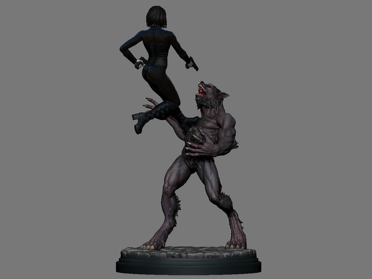 Selene vs Lycan 3D model 3D printable | CGTrader