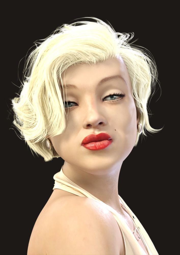 Medalin for G8F 3D model rigged | CGTrader