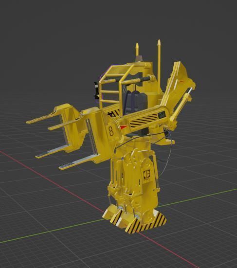 Alien Powerloader 3D model | CGTrader