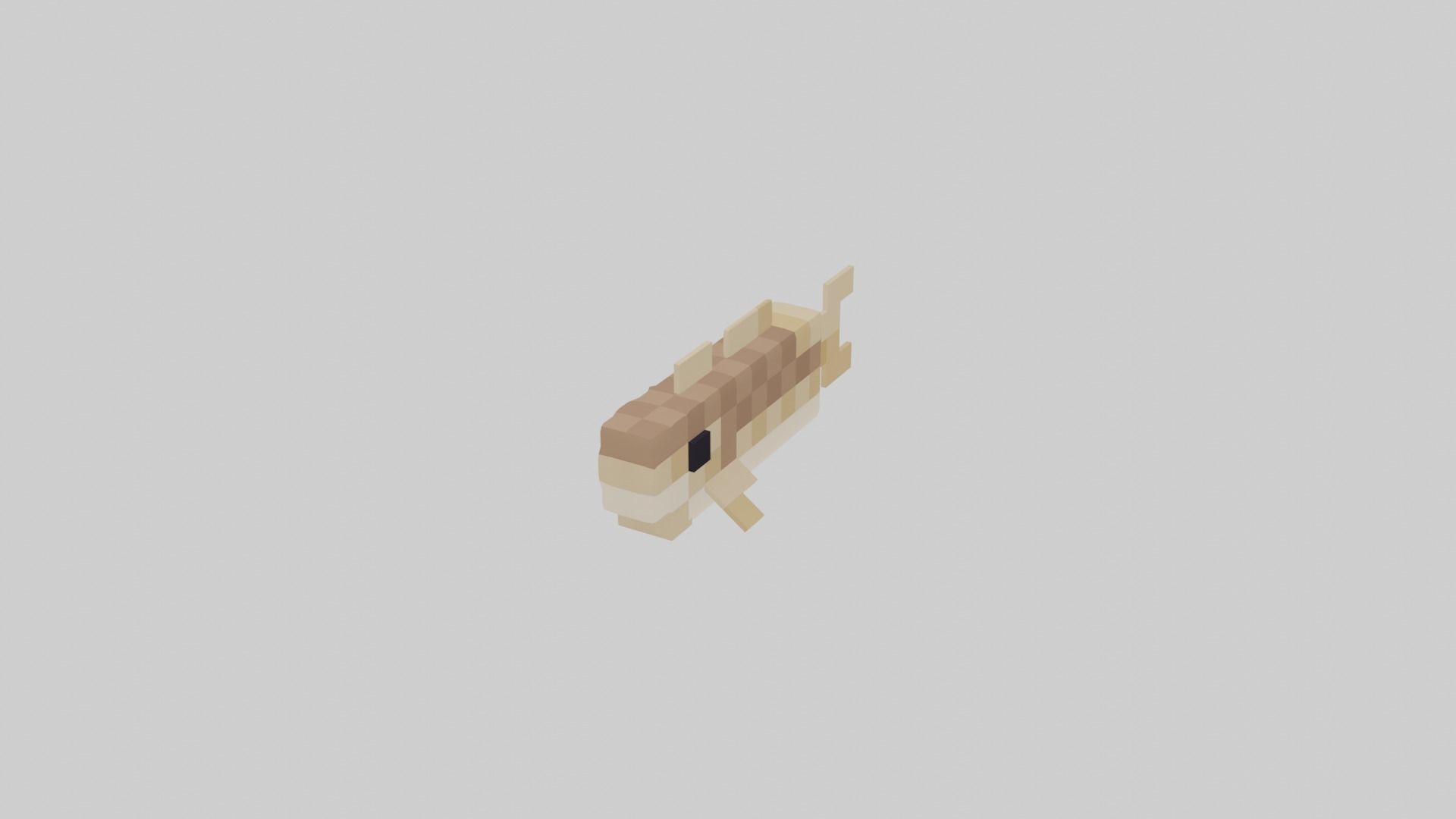 3D model Minecraft Cod VR / AR / low-poly | CGTrader