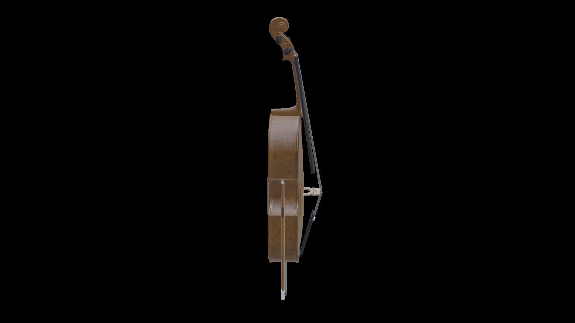 3D model Cello - Violoncello VR / AR / low-poly | CGTrader