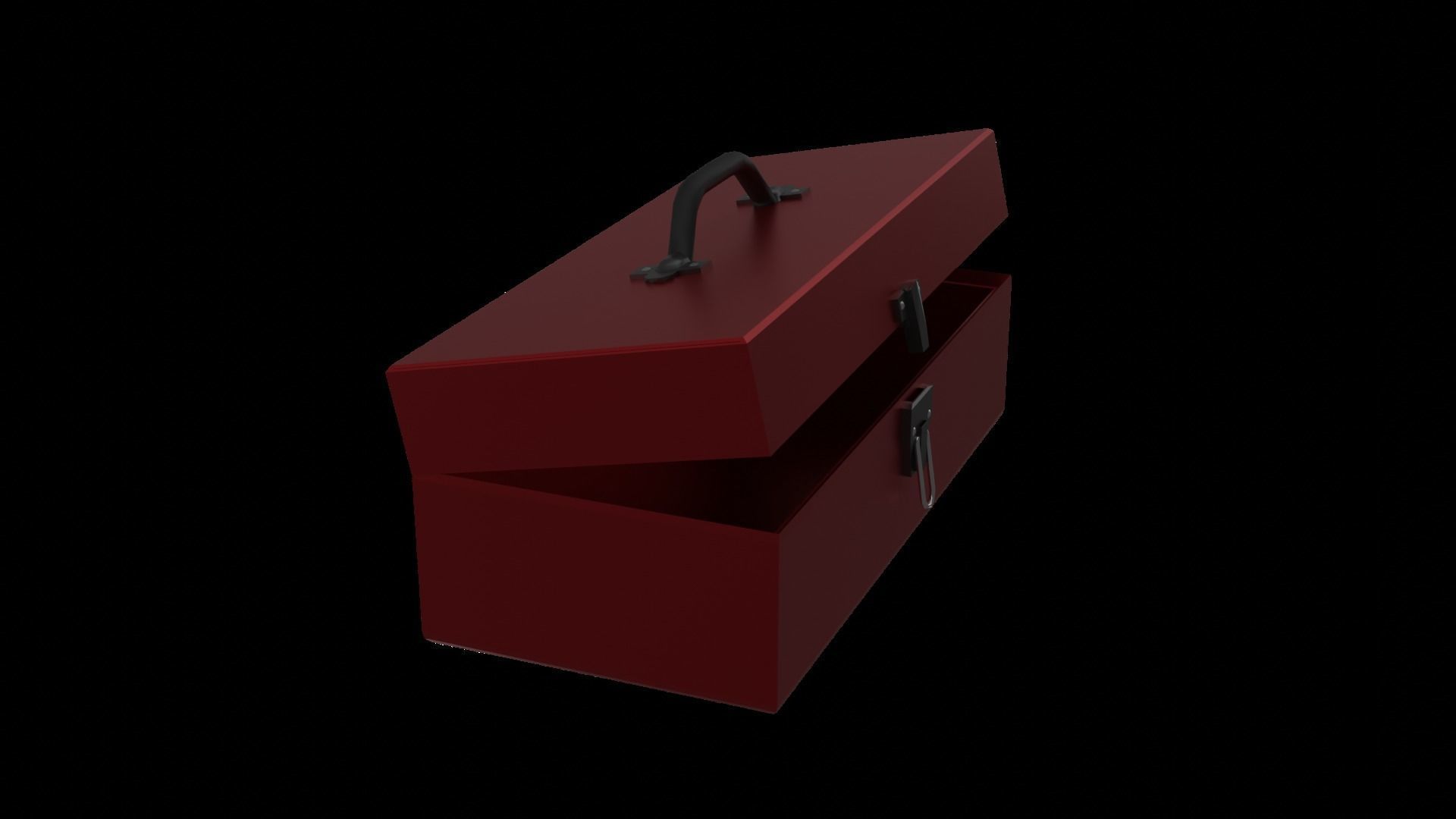 3D model Low Poly openable Toolbox VR / AR / low-poly | CGTrader
