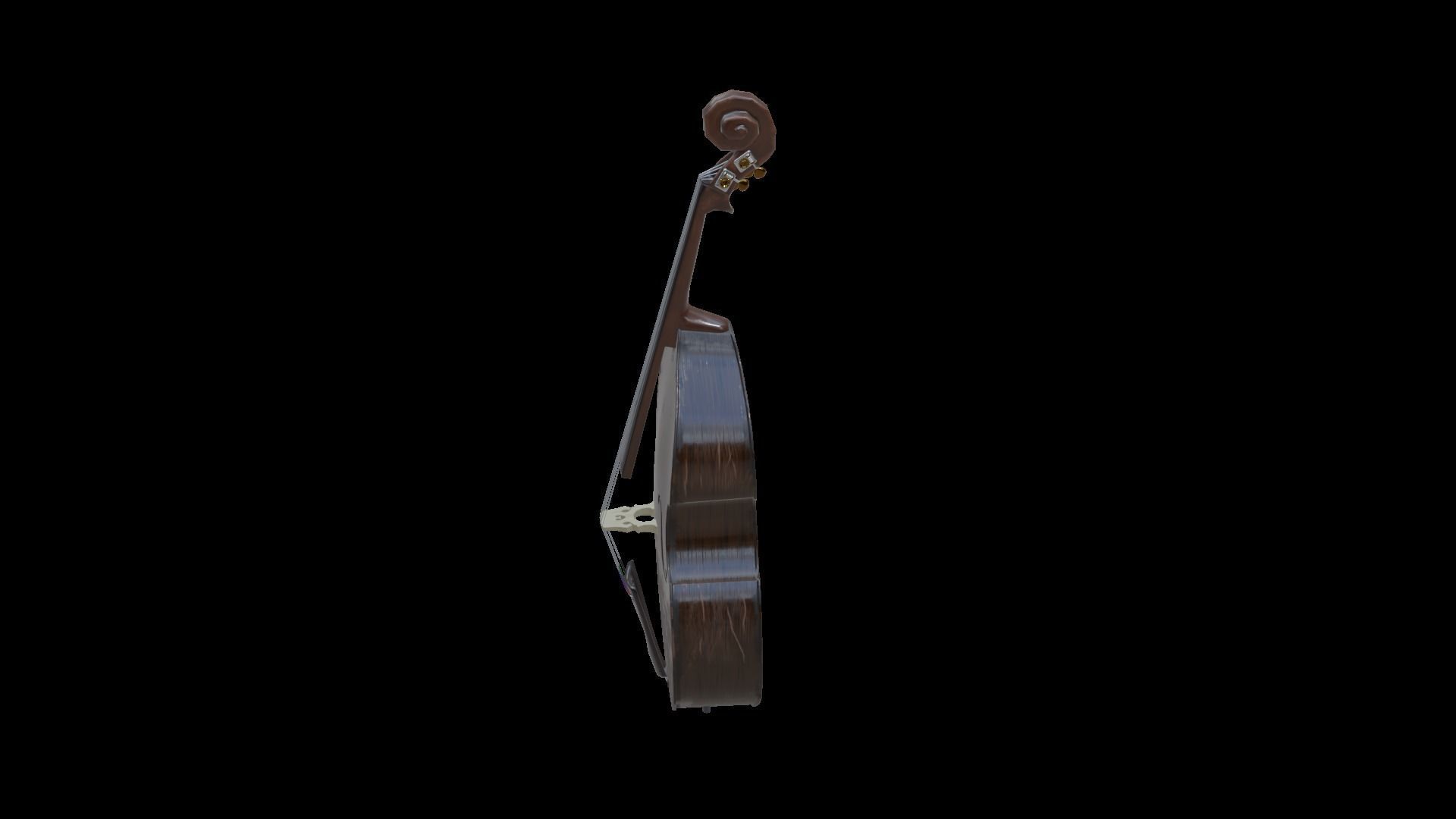 3D model Double Bass VR / AR / low-poly | CGTrader